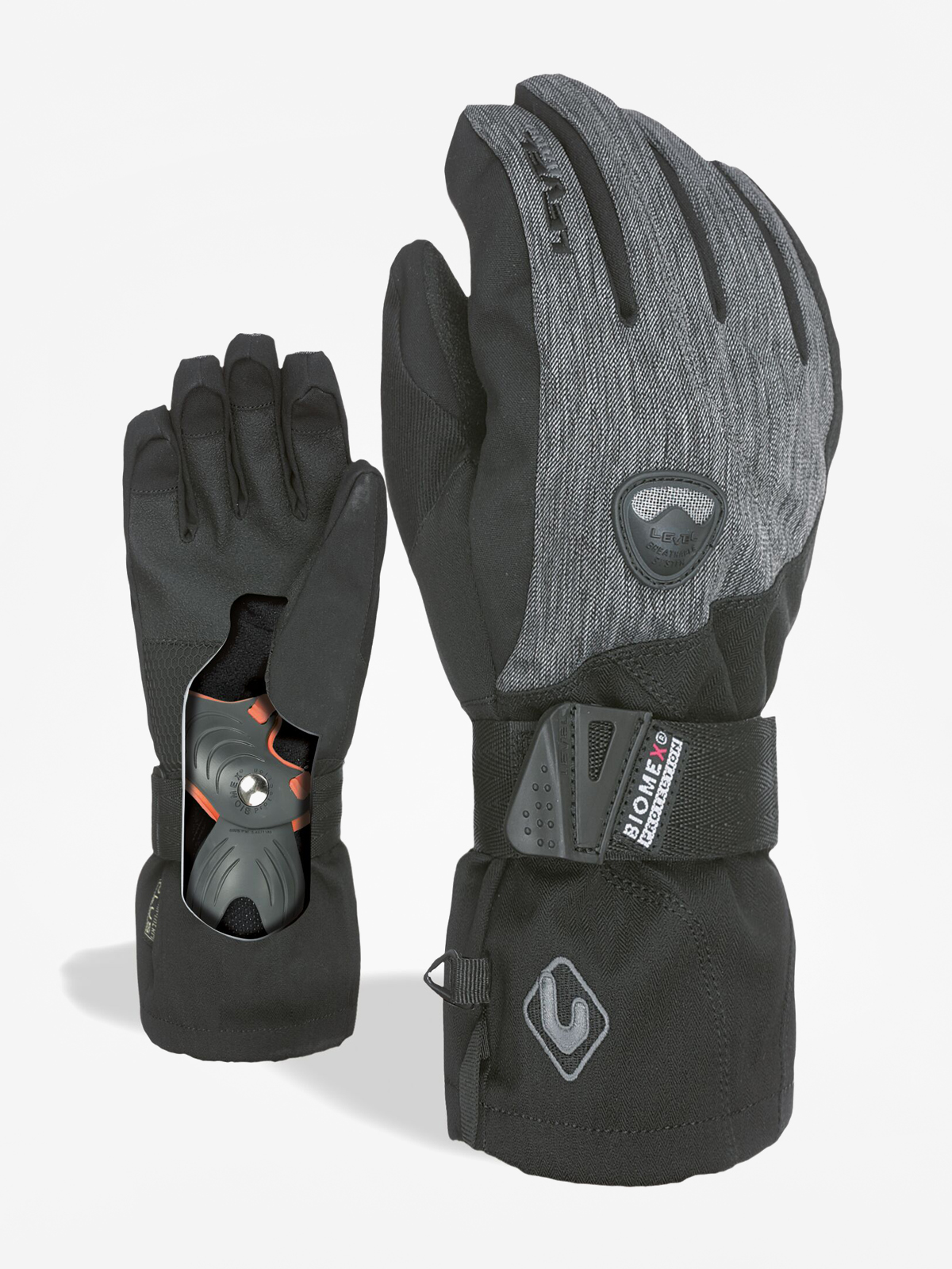 Level Fly Jr Gloves - black (jeans)