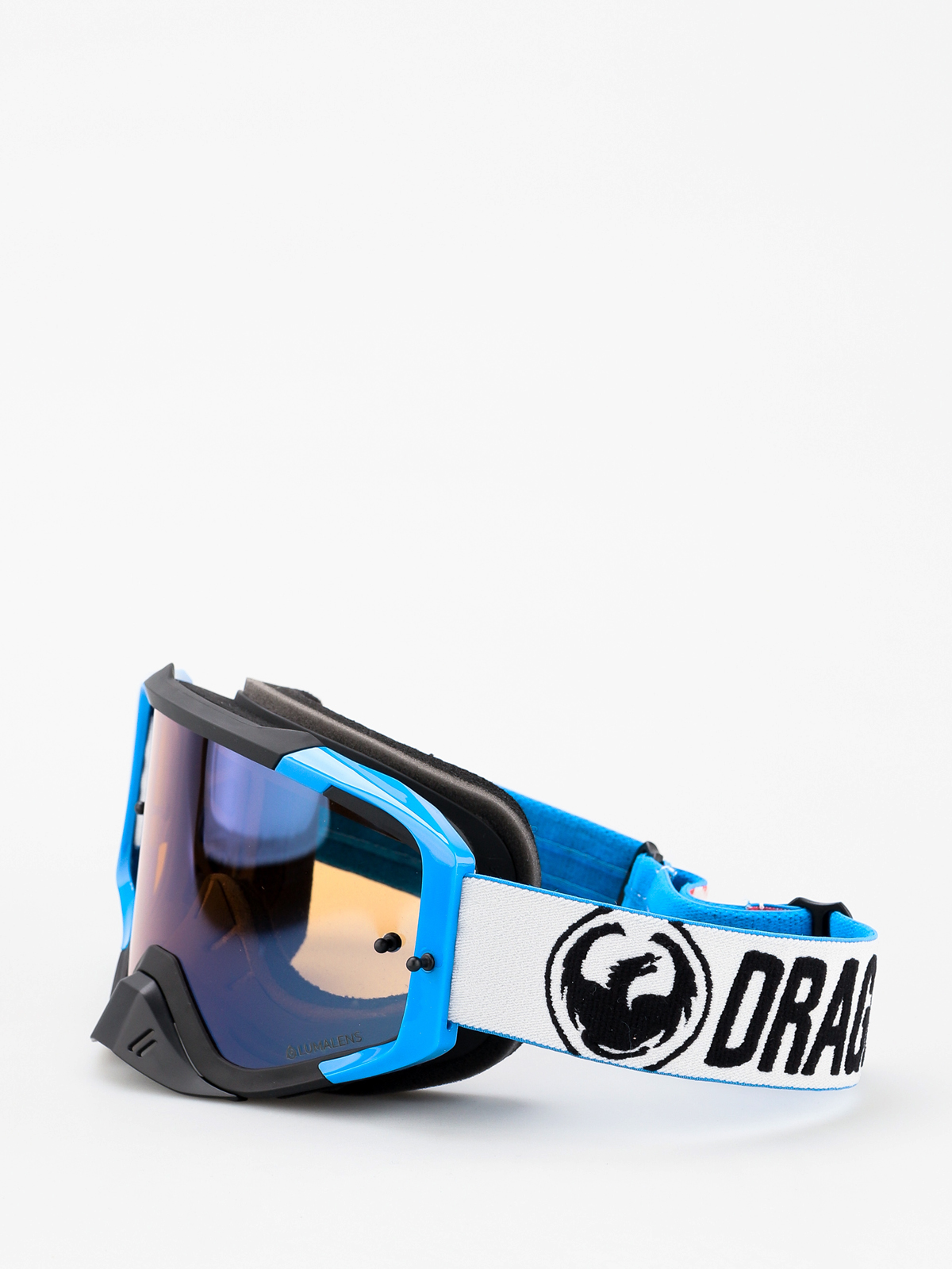 Dragon MXV MAX Goggles - blue (factory/lumalens flash blue clear)