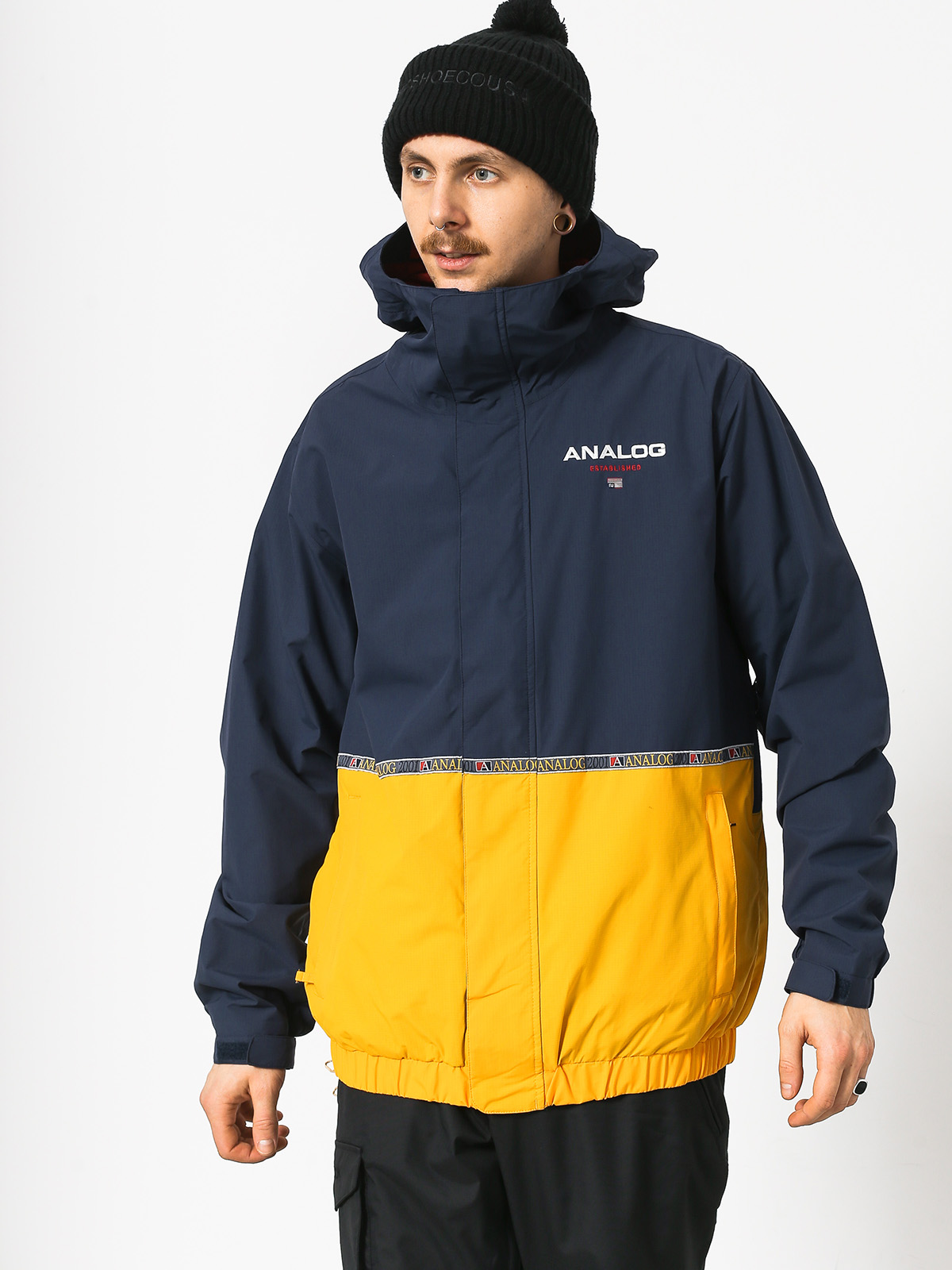 Analog Blastt Snowboard jacket - navy blue (modigo/flshbk)