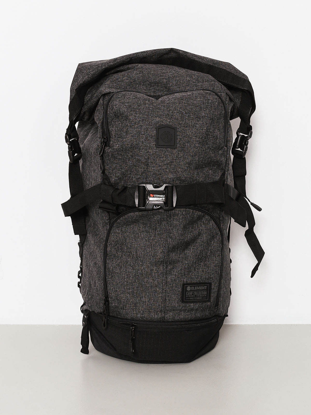 Element Backpack The Weekender - grey (black grid htr)