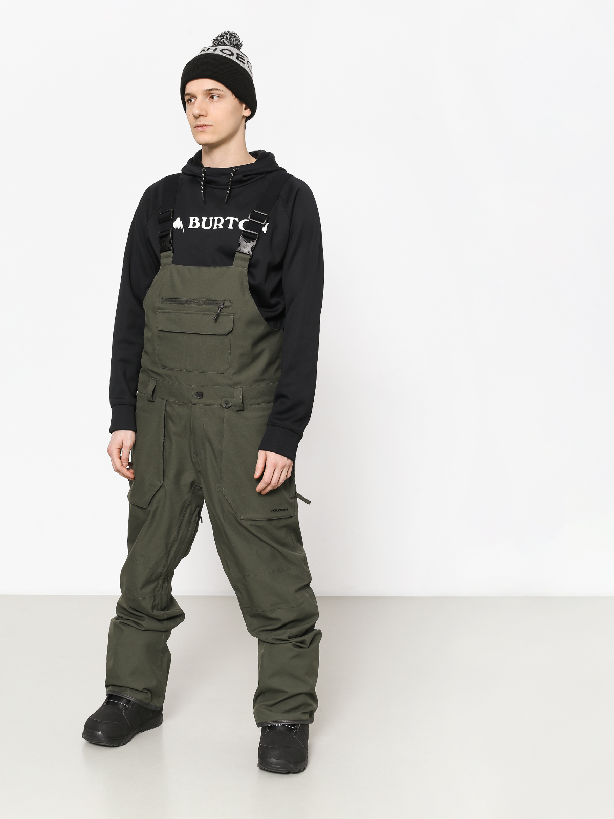 Volcom Roan Bib Overall Snowboard pants - grey (bgr)