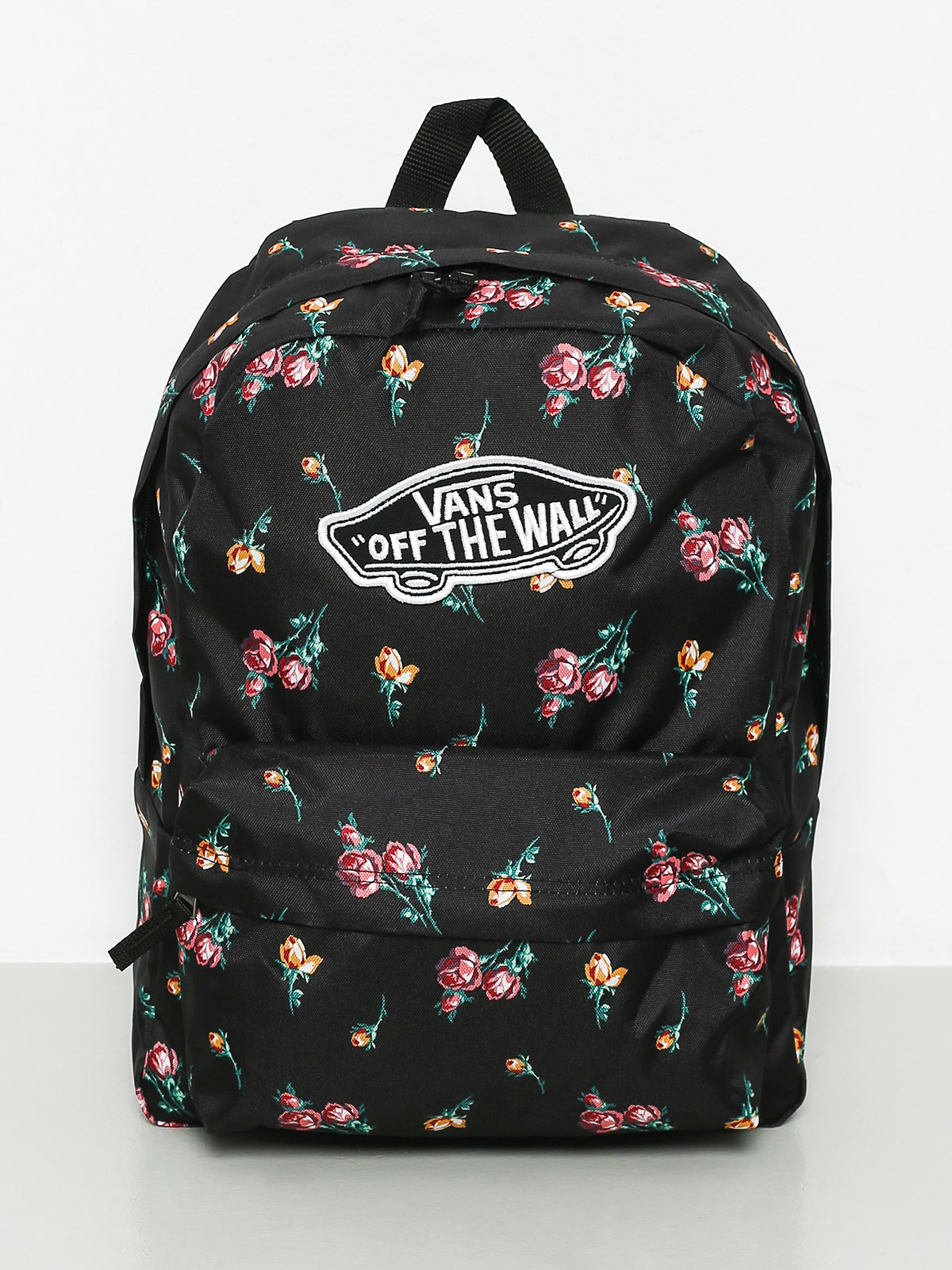 Vans Realm Backpack Wmn - black (satin floral)