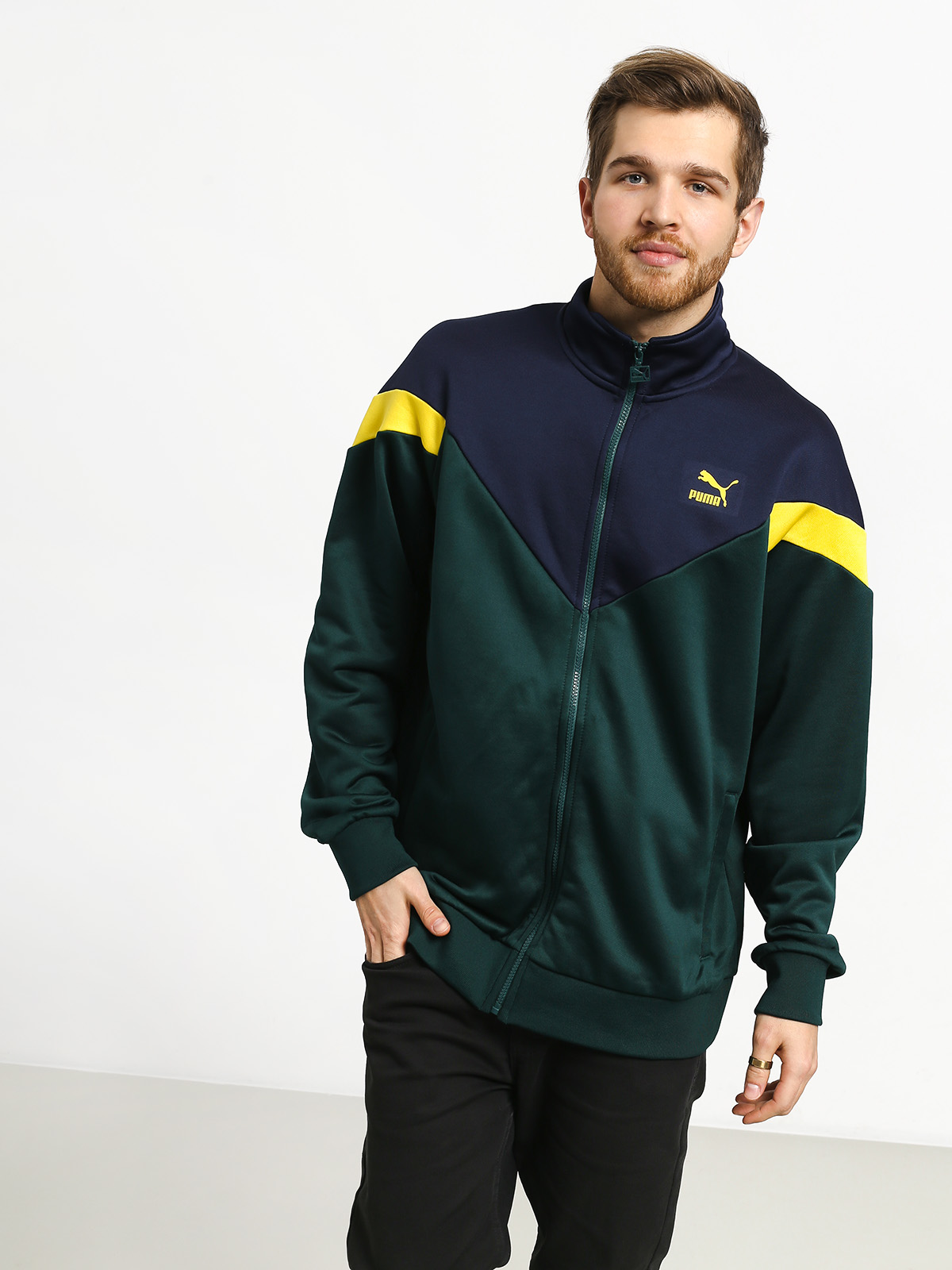 Puma Iconic Mcs Jacket - green (ponderosa pine)