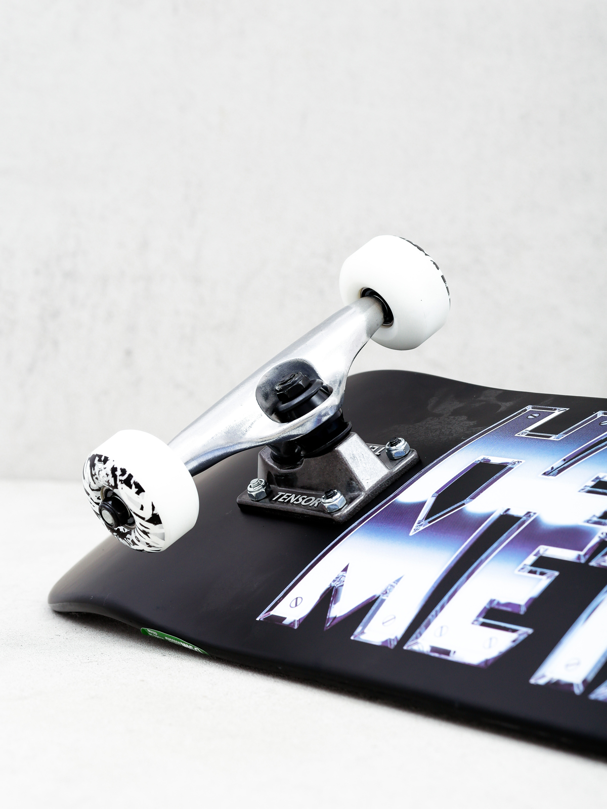 Darkstar Heavy Metal Chrome Skateboard (black)