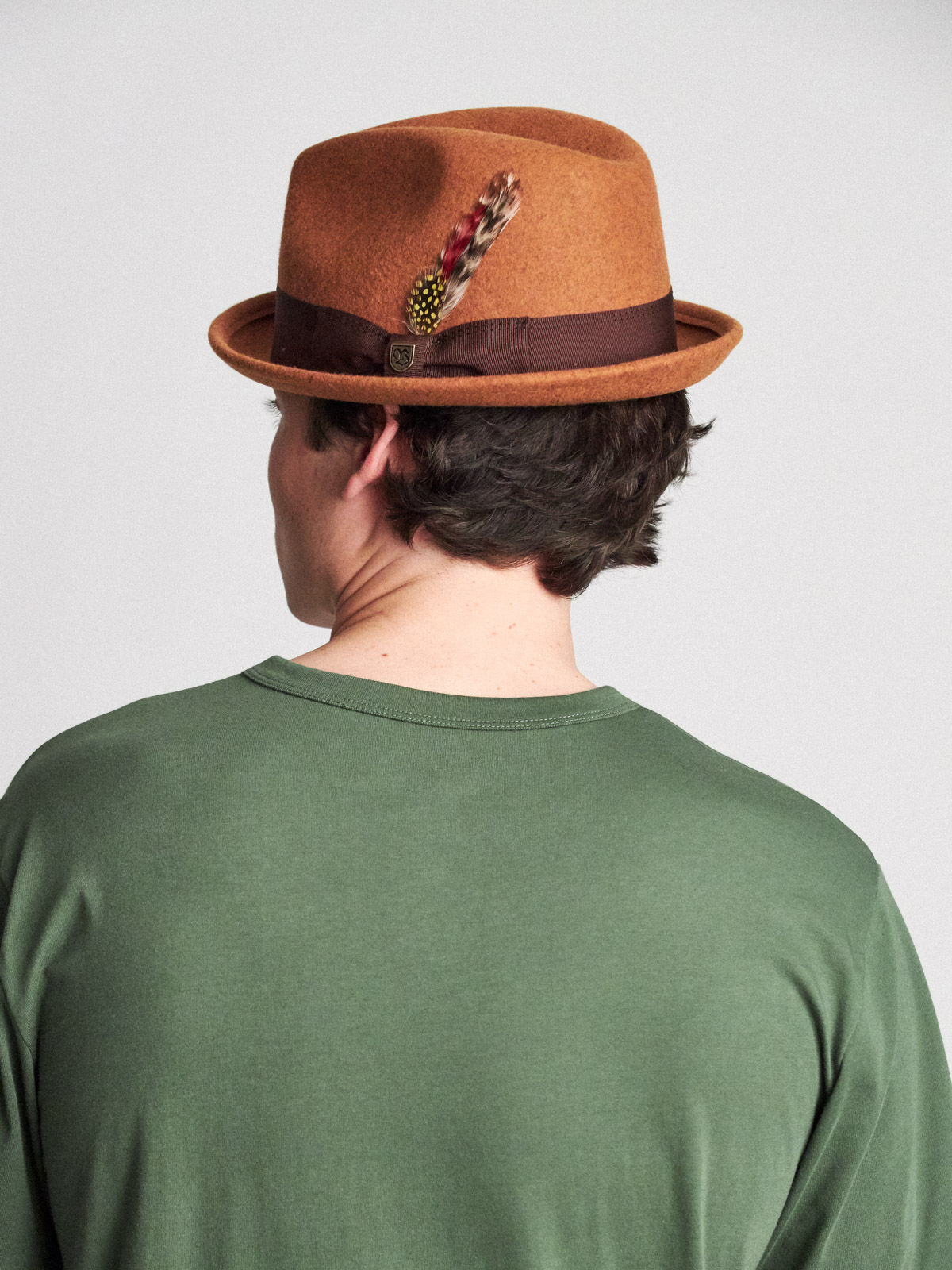 Brixton Gain Fedora Hat (heather coffee)