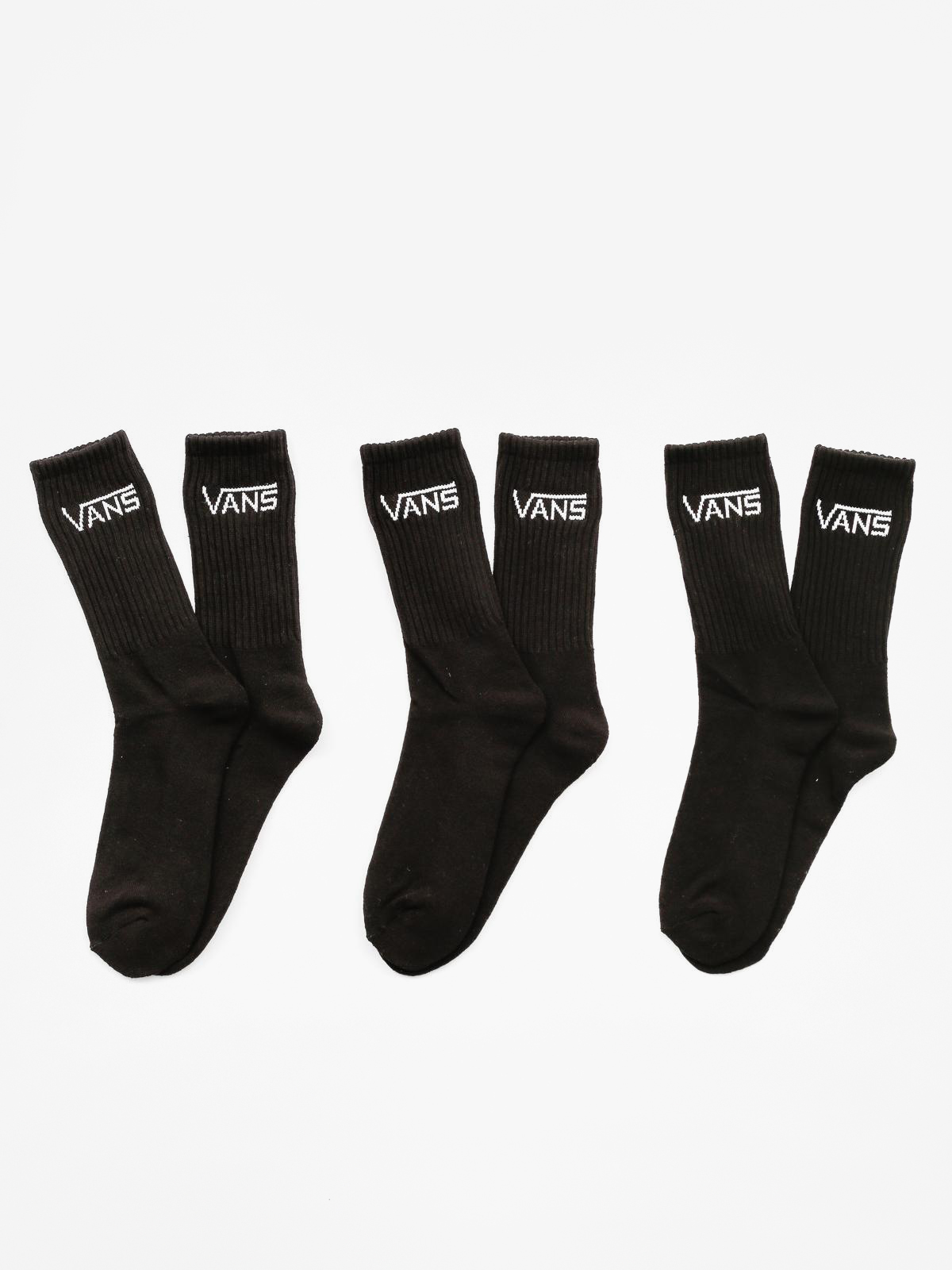 Vans Socks Classic Crew 3P - black (black)