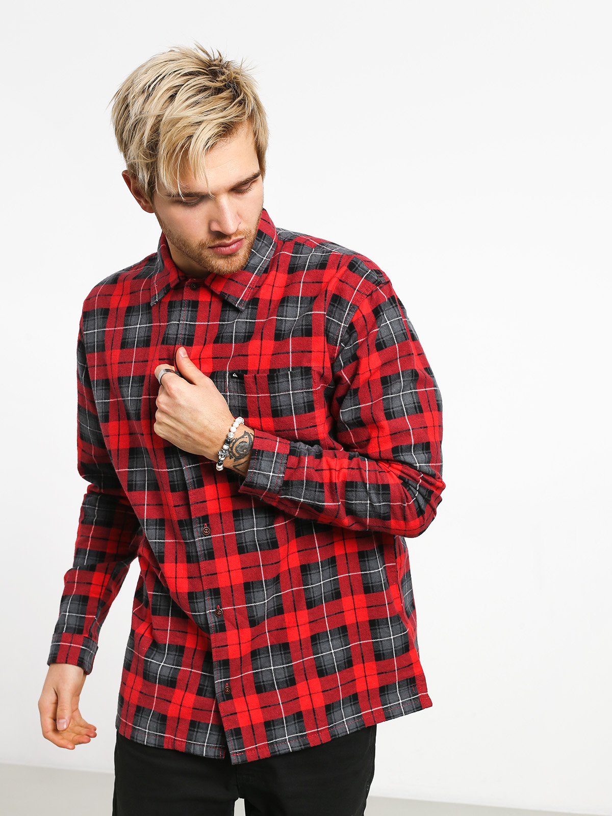 Quiksilver Storm Warning Shirt - red (high risk red storm warning)