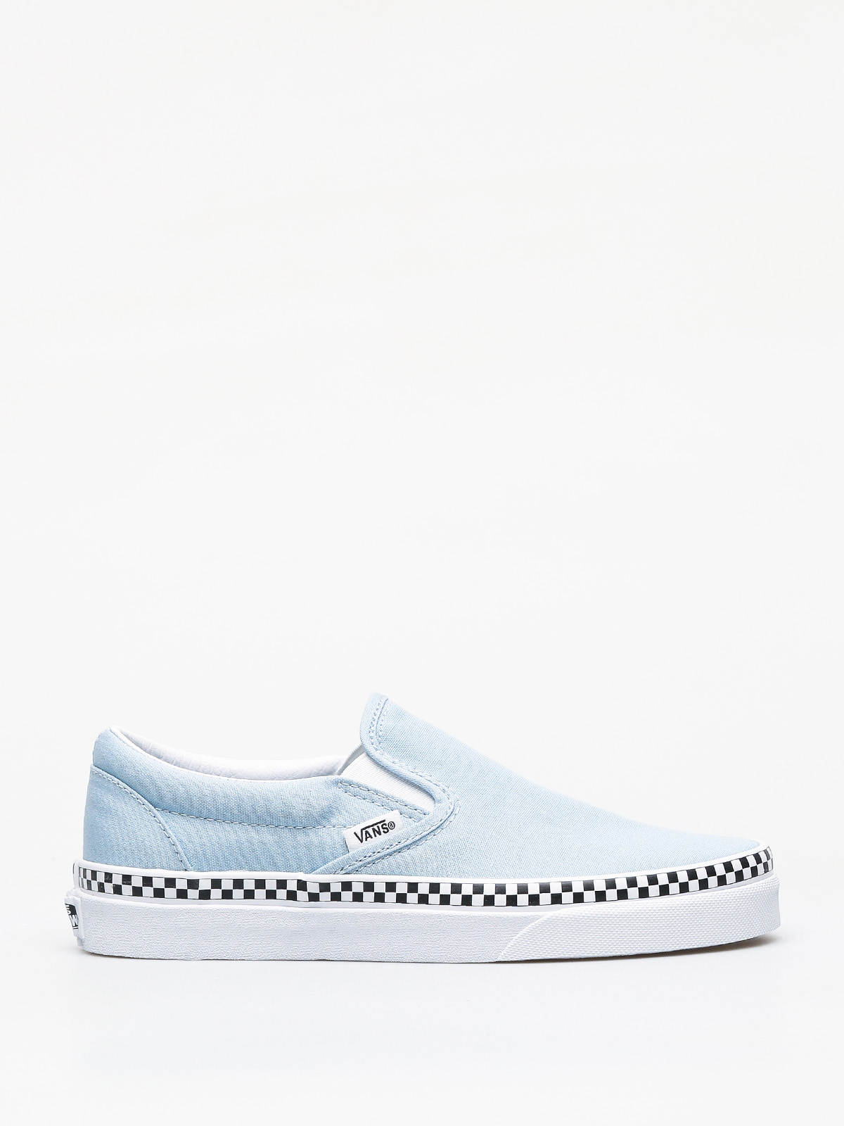 Vans Classic Slip On Shoes - blue (check fox)