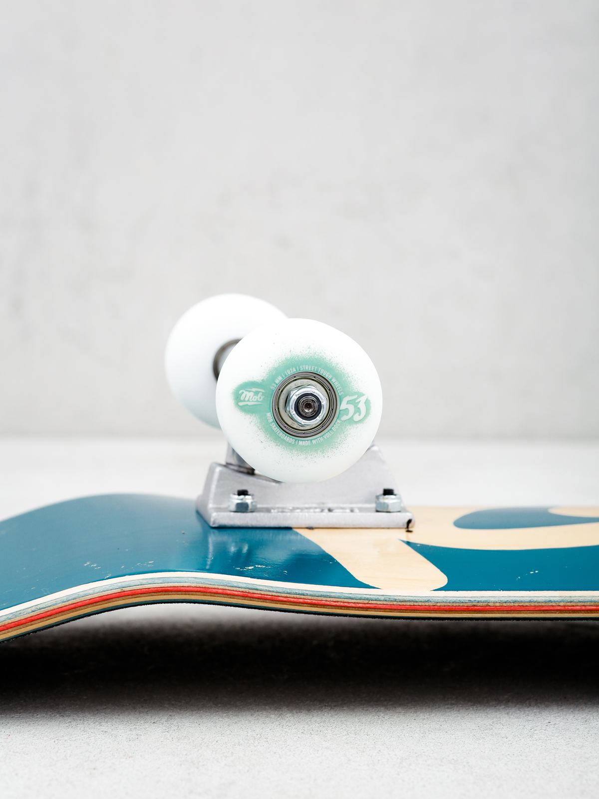 Mob Skateboards Tag Logo Skateboard (ocean)