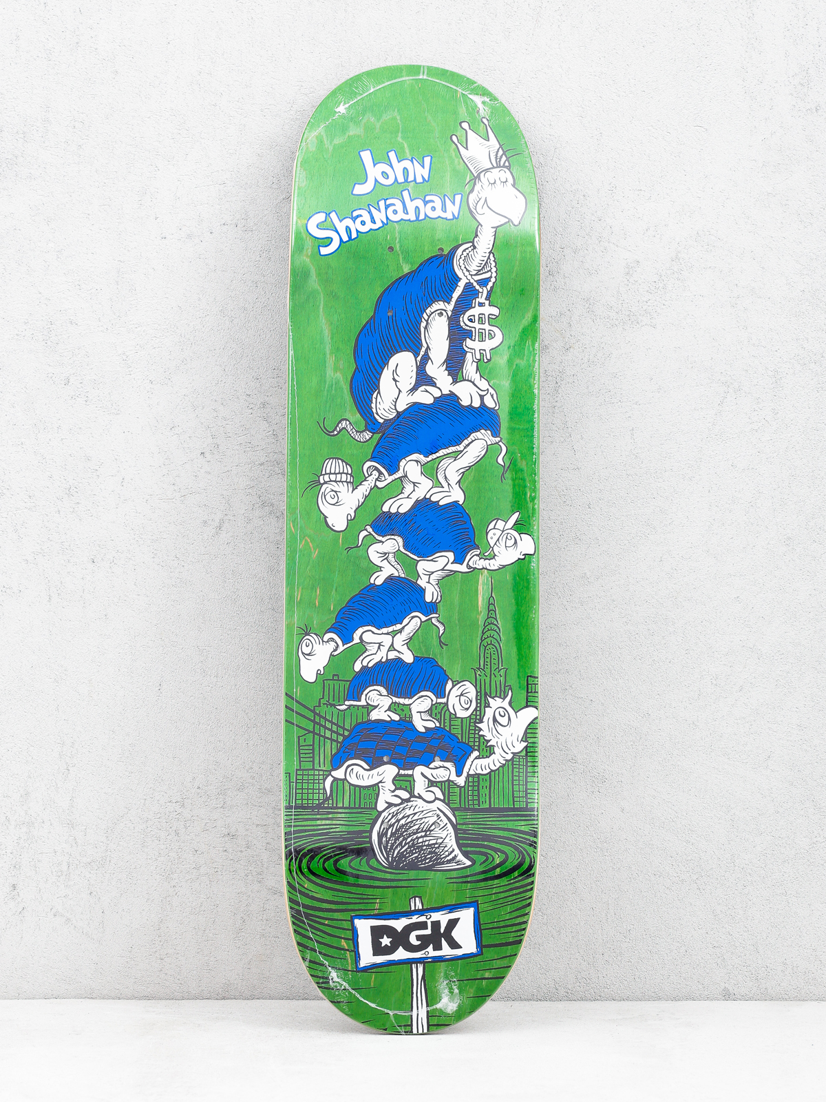 DGK Turtle Shanahan Deck (green)