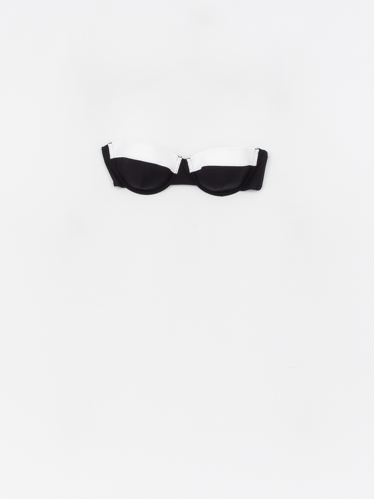 Volcom Simply Rib Bandeau Bikini Top Wmn Black Blk