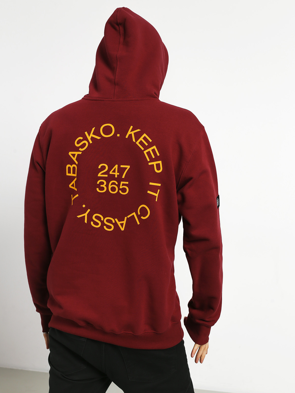 Tabasko Circle HD Hoodie - burgundy (maroon)