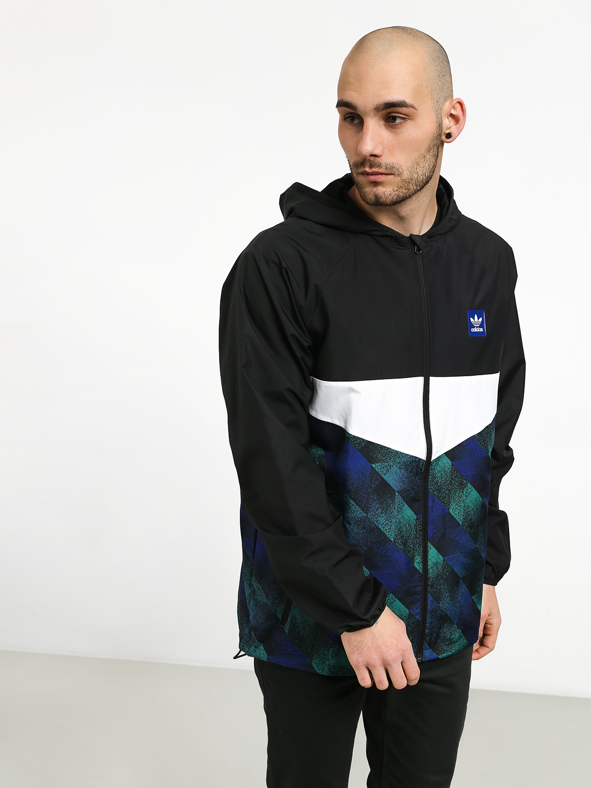 adidas Towning Jacket - black (black/white/actblu/a)
