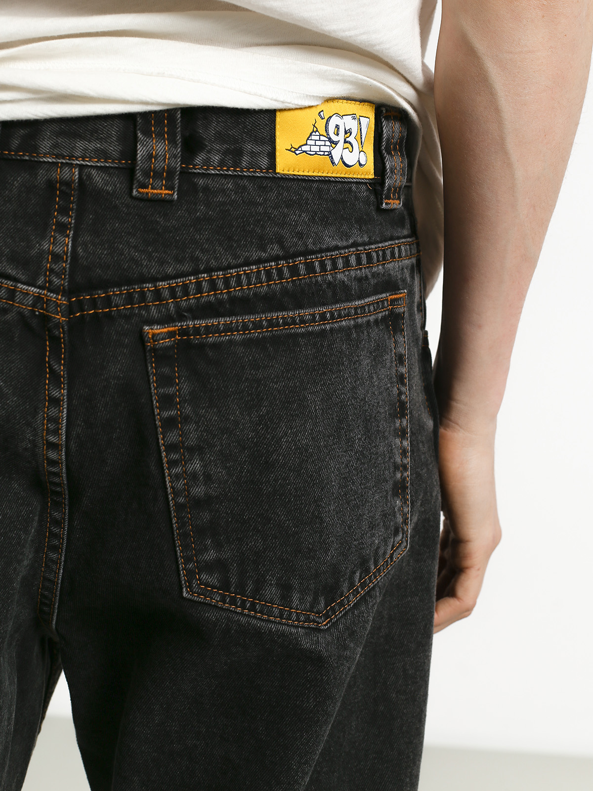 Polar Skate 93 Denim Pants (washed black)