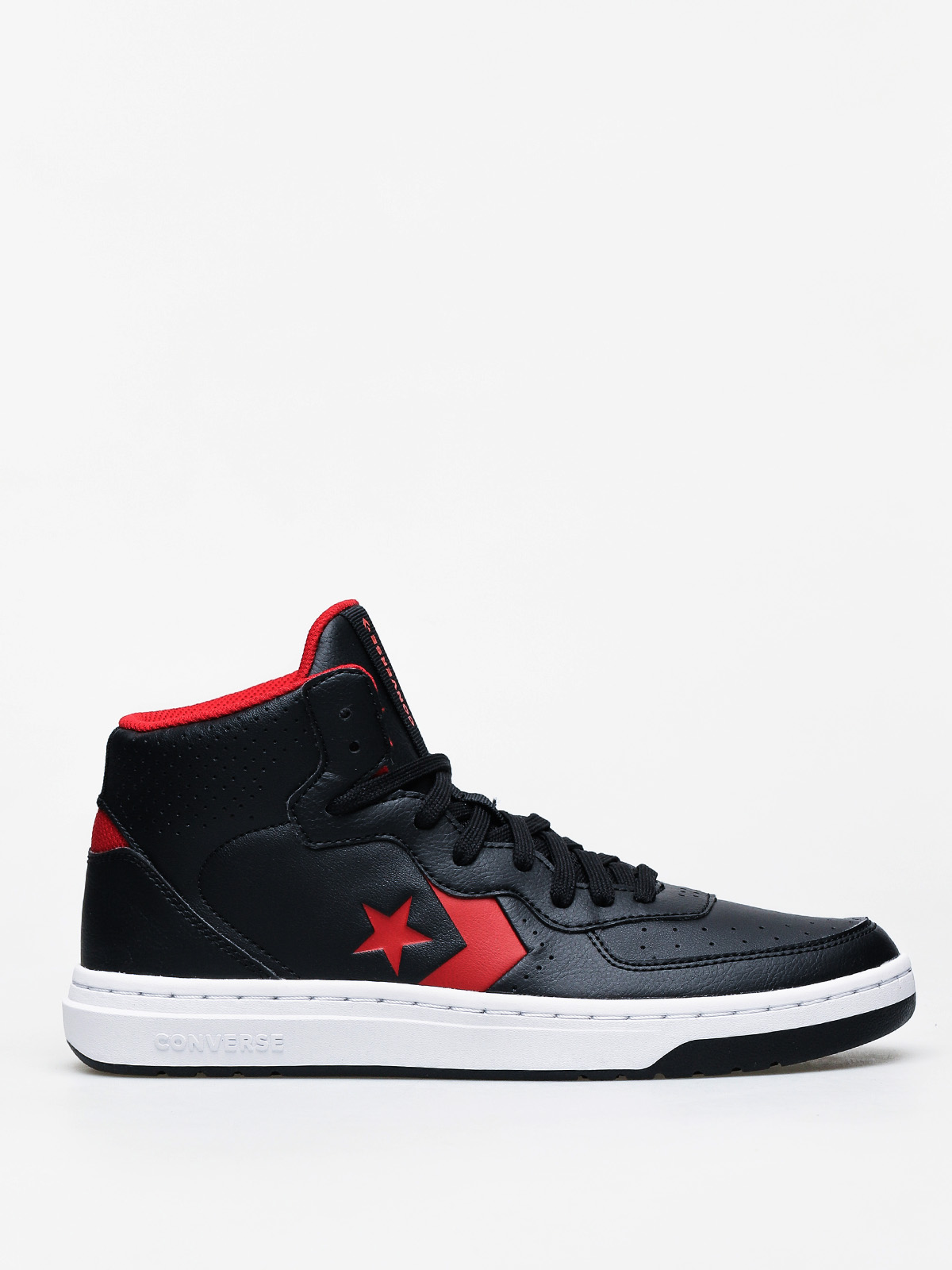 Converse Rival Mid Shoes - black (black/enamel red)
