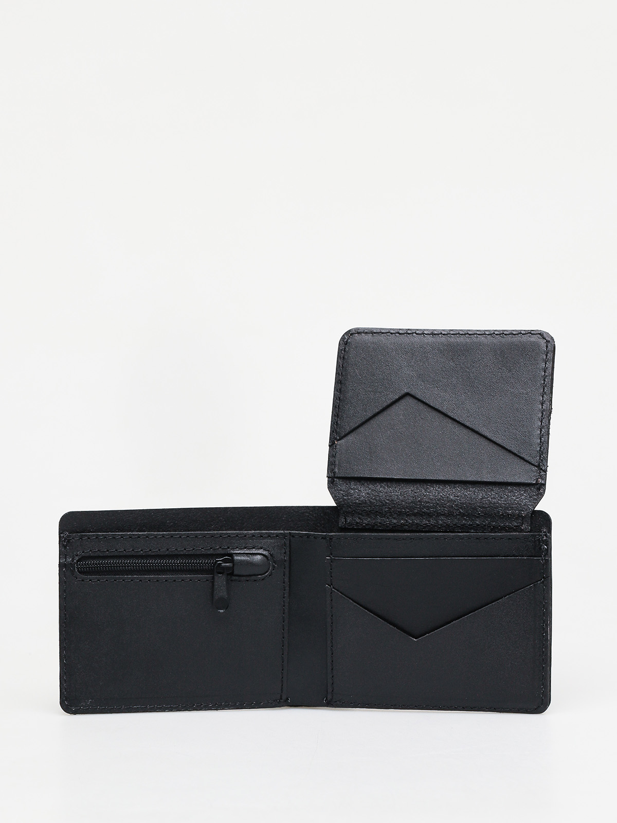 Volcom 3Fold Leather Wallet (black)