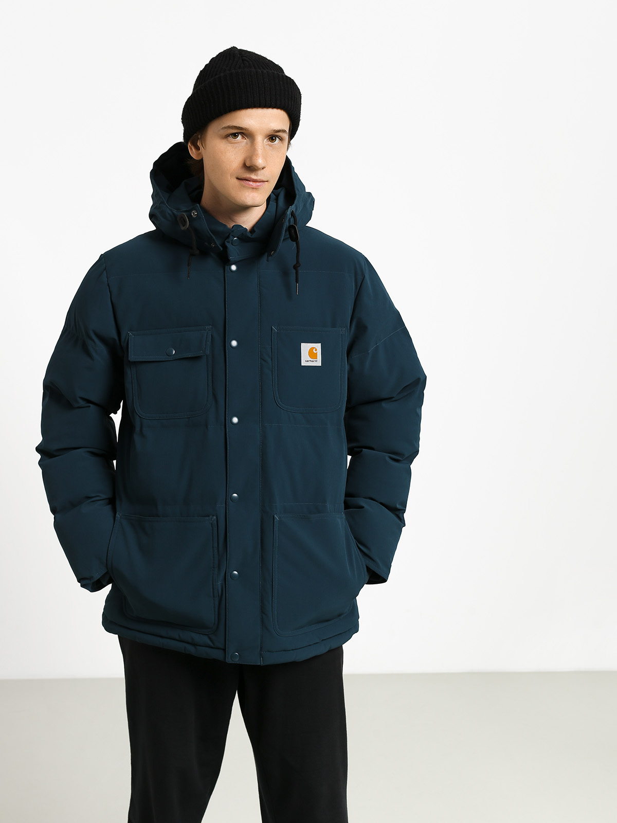 Carhartt WIP Alpine Coat Jacket - navy blue (duck blue/black)
