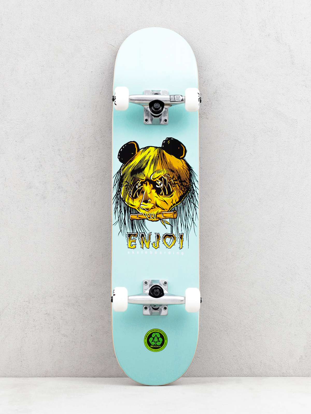 Enjoi 80s Head Skateboard (green)