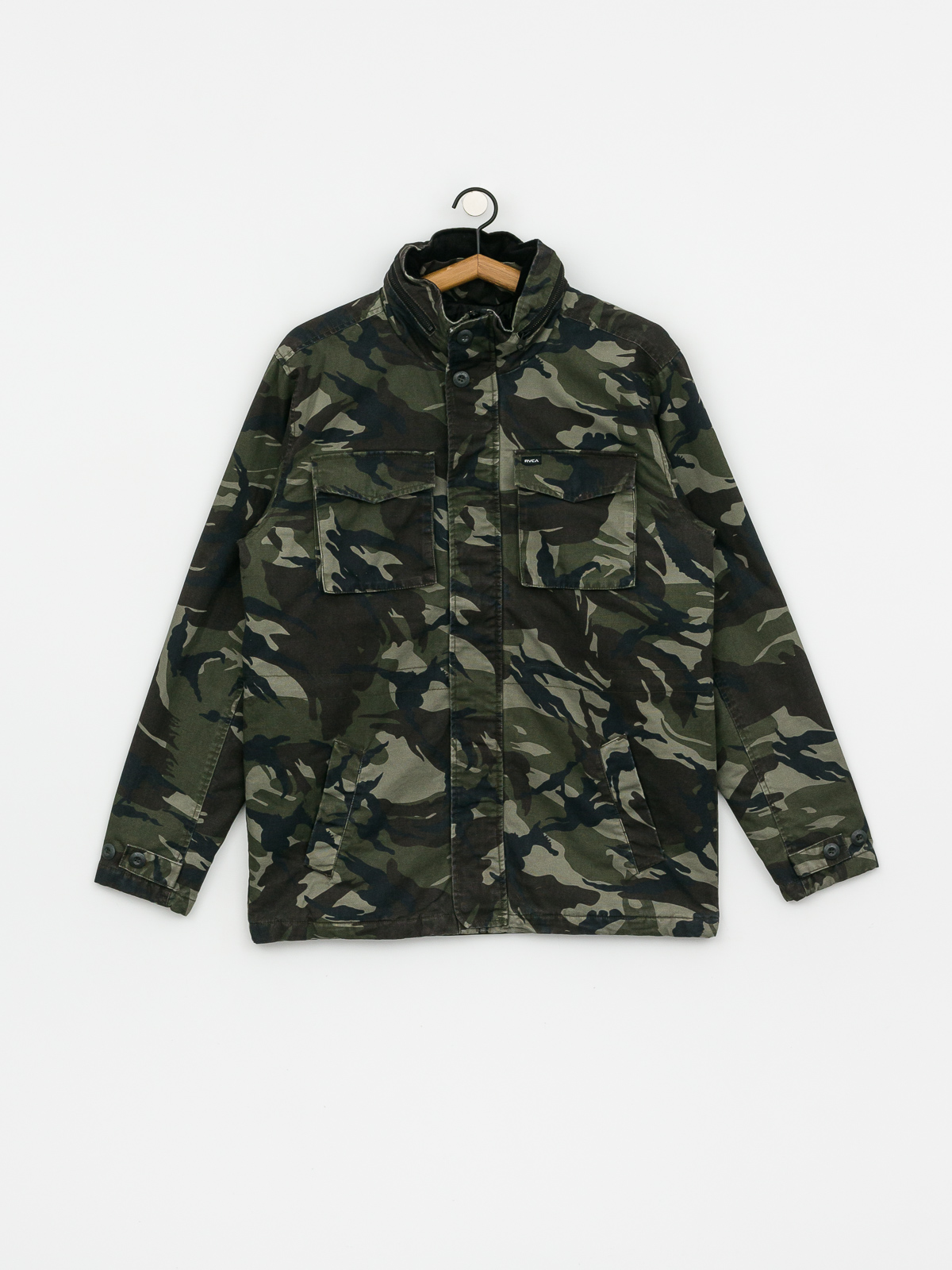 RVCA Field Coat Jacket (woodland camo)
