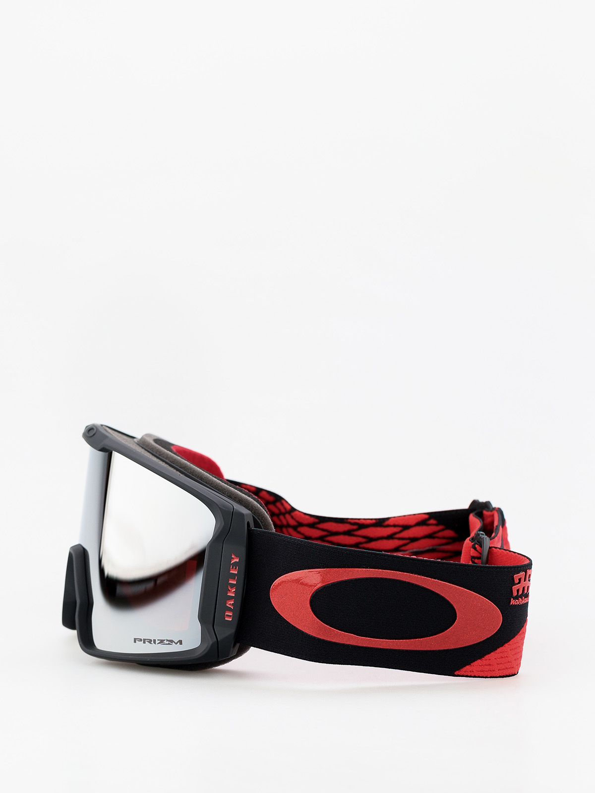 Oakley Line Miner Goggles - red (harlaut sig shredbot red black/prizm ...