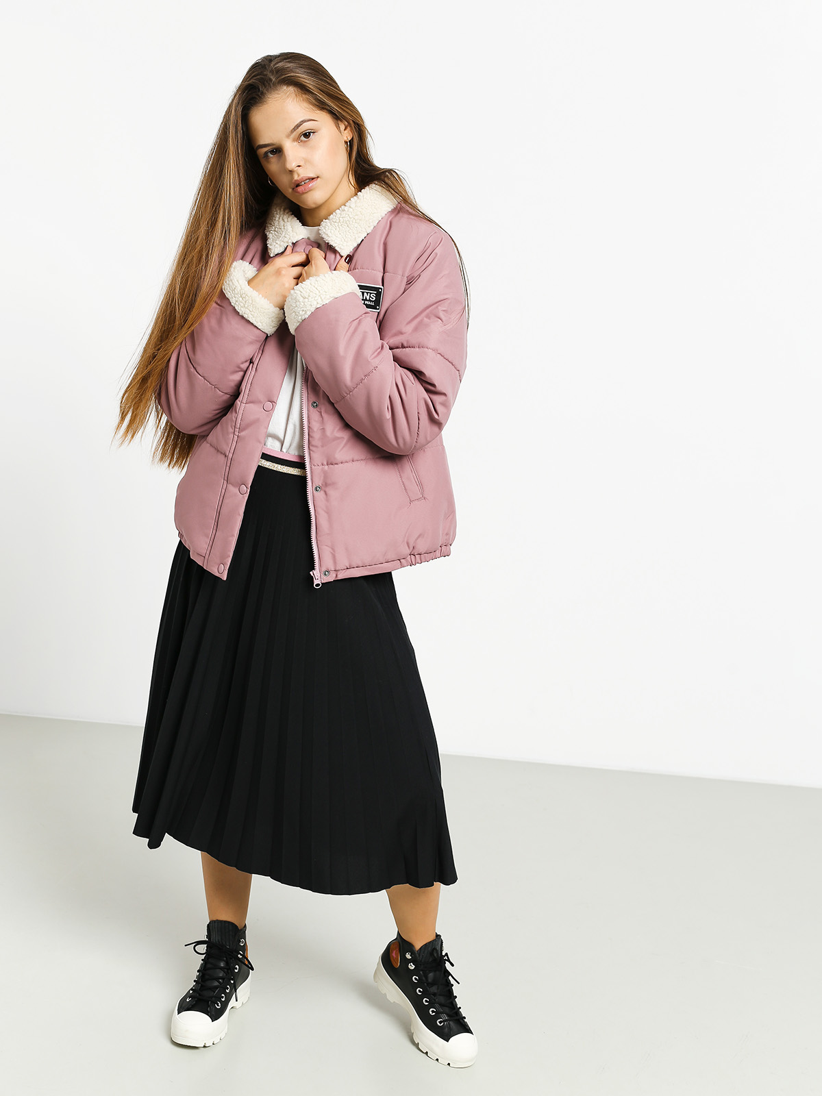 Vans Fawner Jacket Wmn - pink (nostalgia rose)