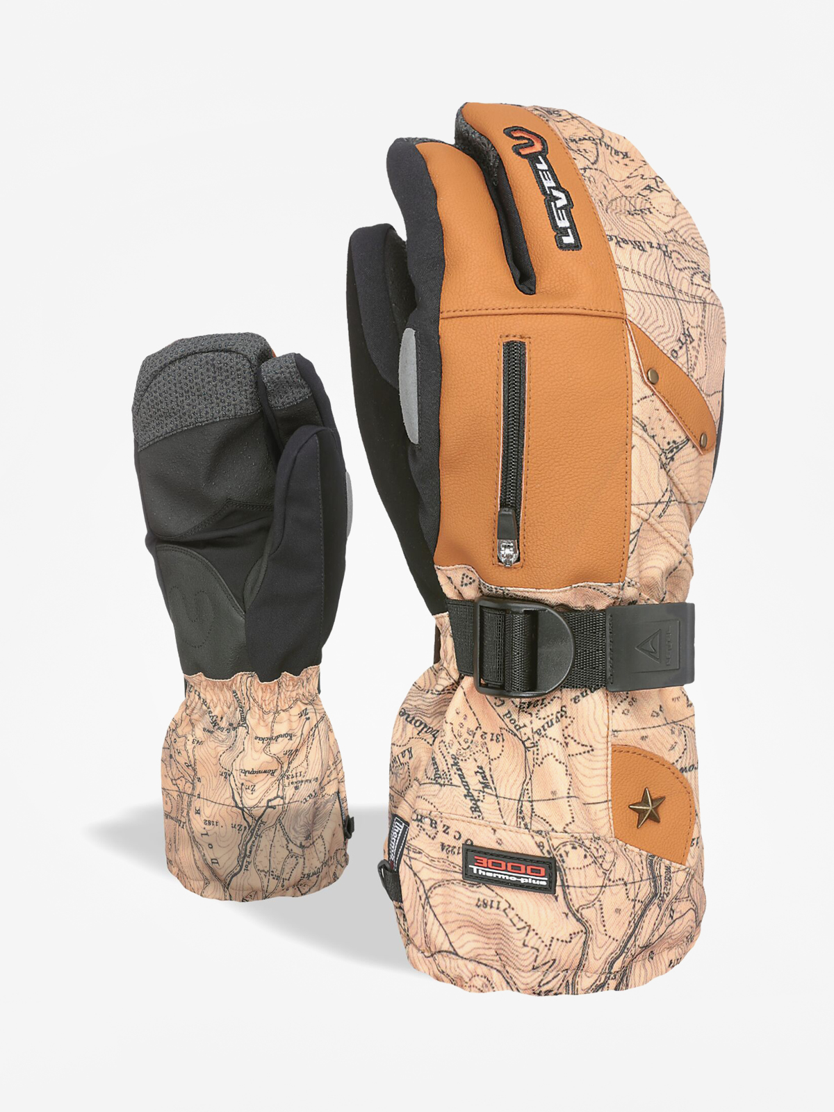 Level Star Trigger Gloves (brown)