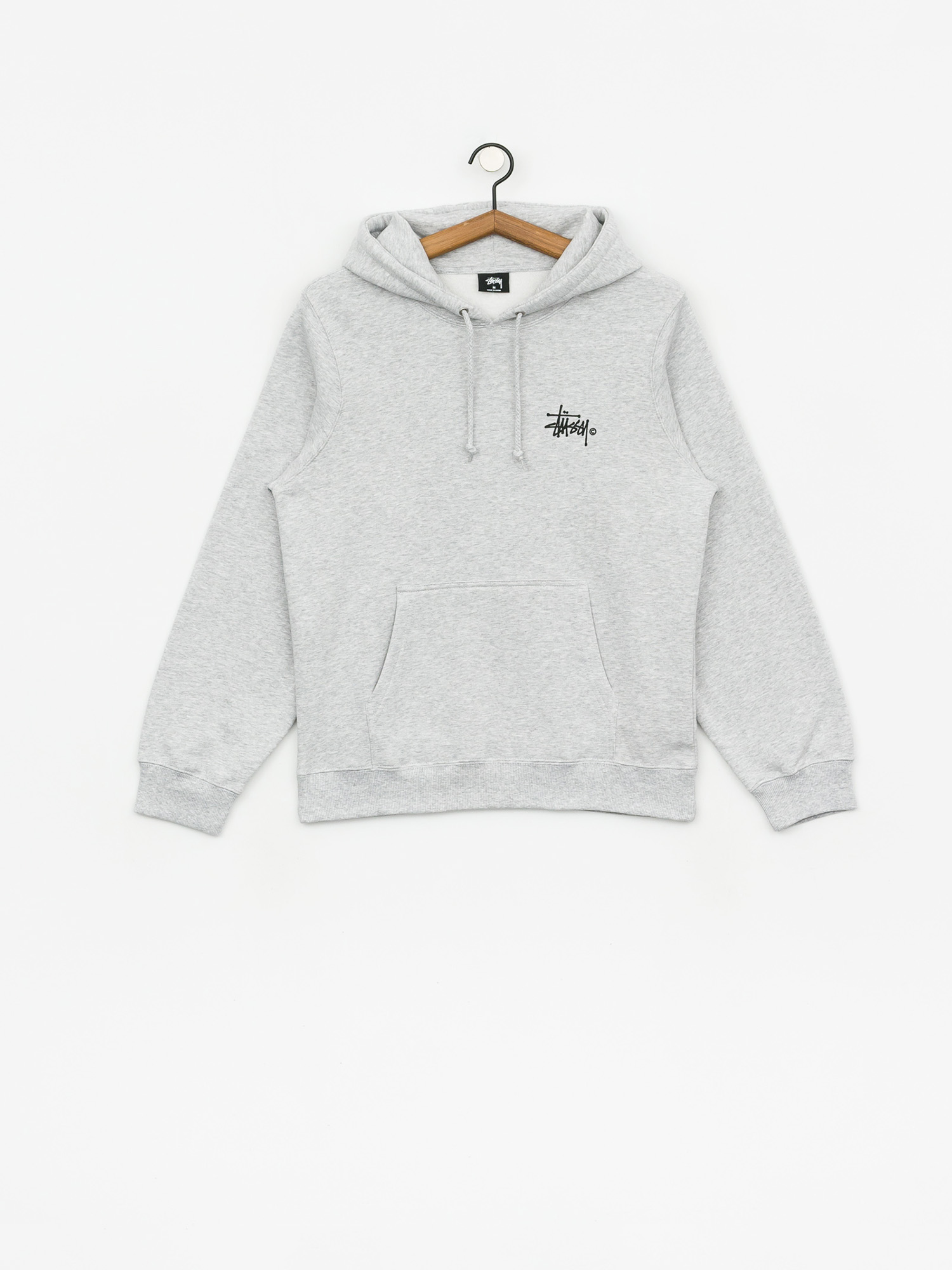 Stussy Basic Logo HD Hoodie Wmn (ash heather)