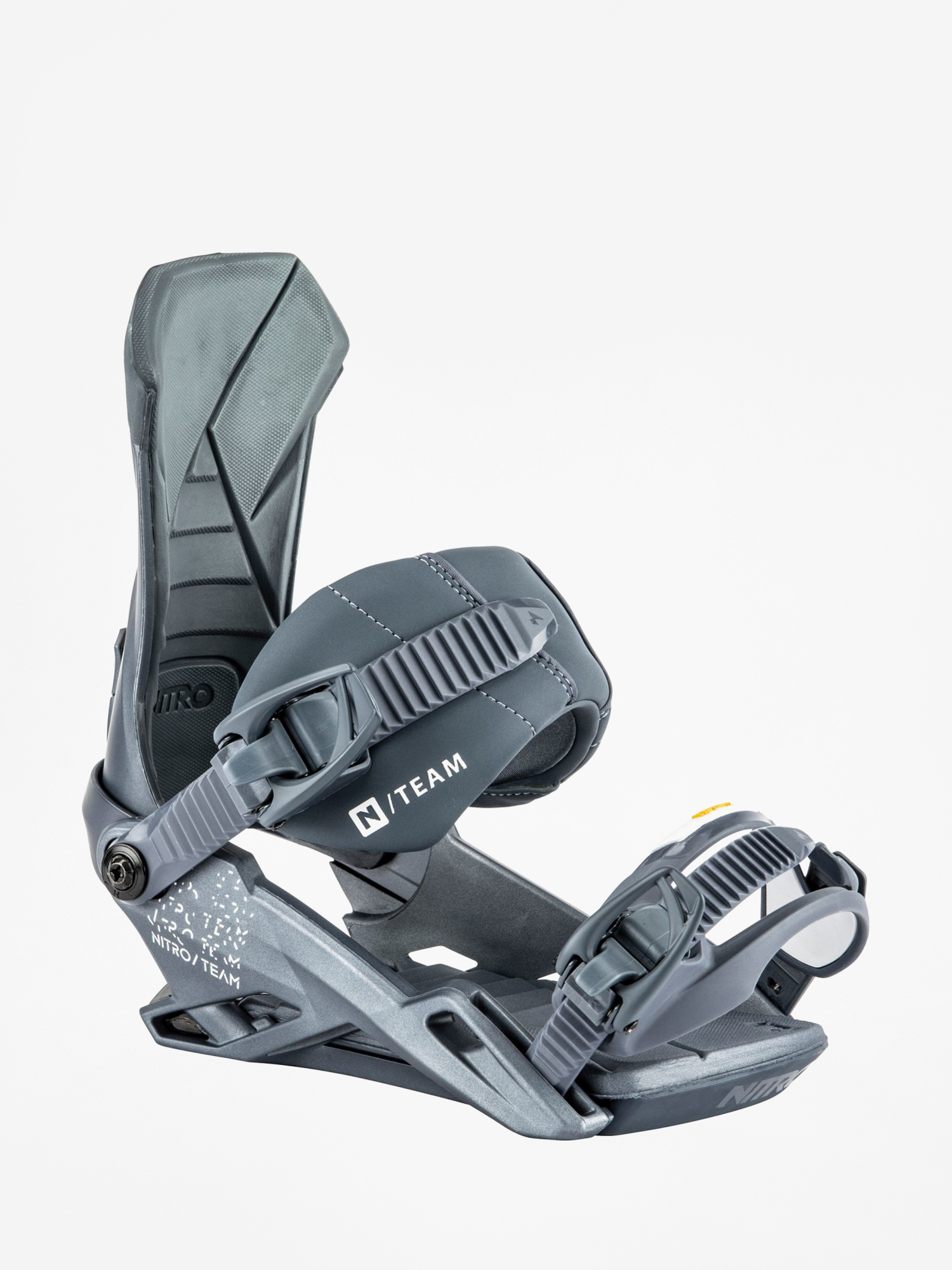 Nitro Team Snowboard bindings - silver (metallic blue)