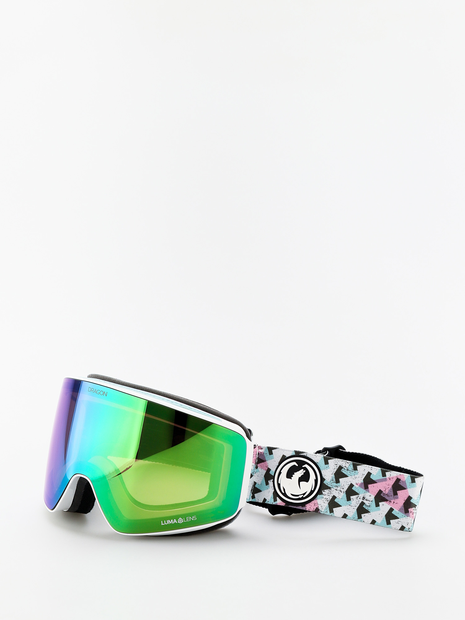 Dragon PXV Goggles - white (bayside/lumalens green ion/lumalens amber)
