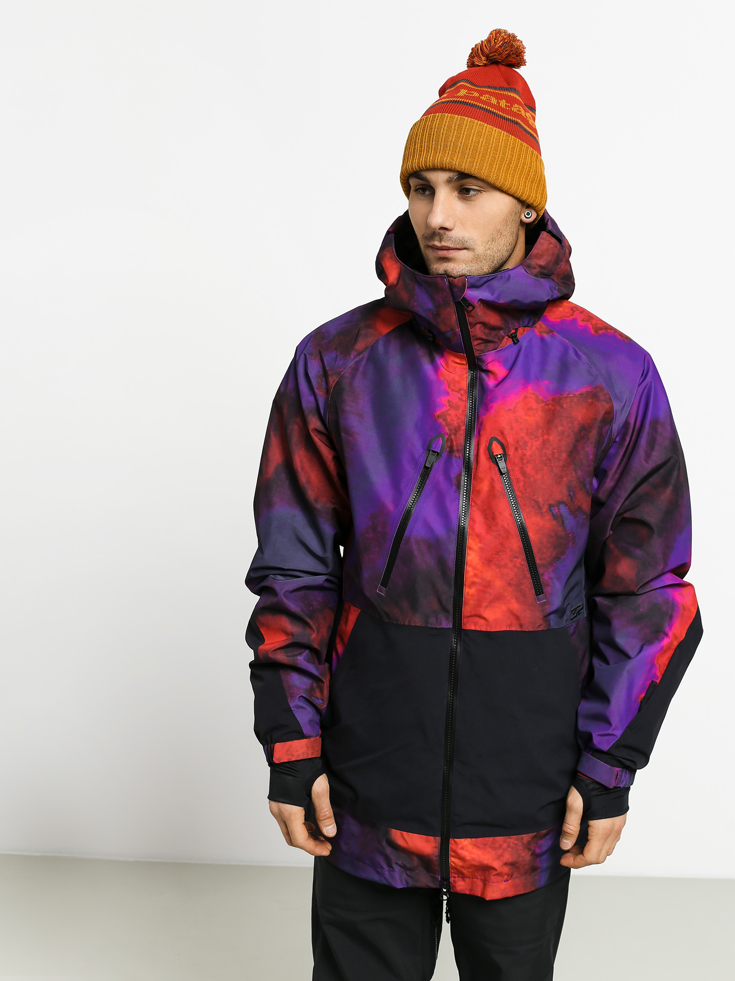 ThirtyTwo Mullair Snowboard jacket - violet (black/purple)