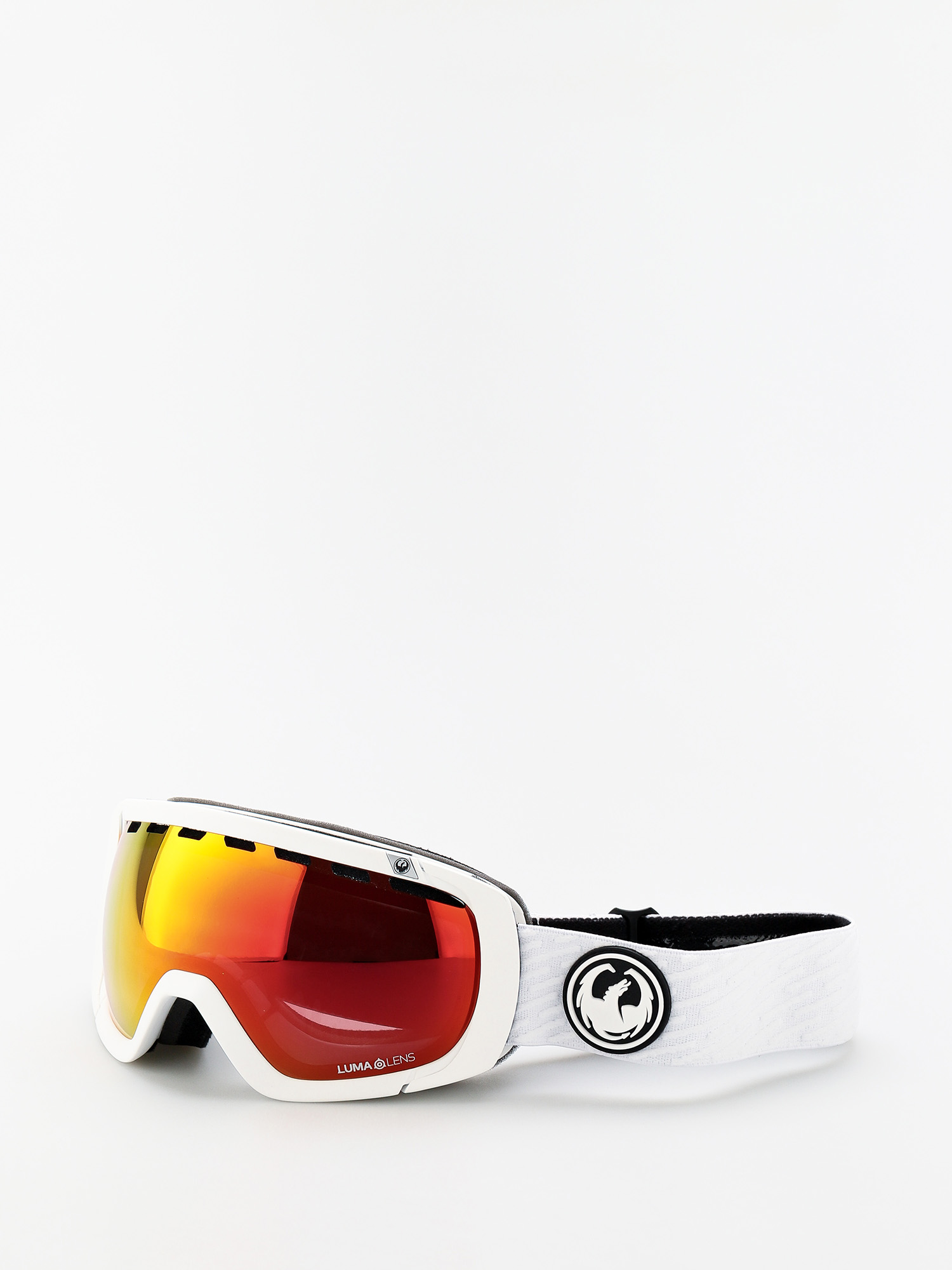 Dragon ROGUE Goggles - white (pk white/lumalens red ion/lumalens pink ion)