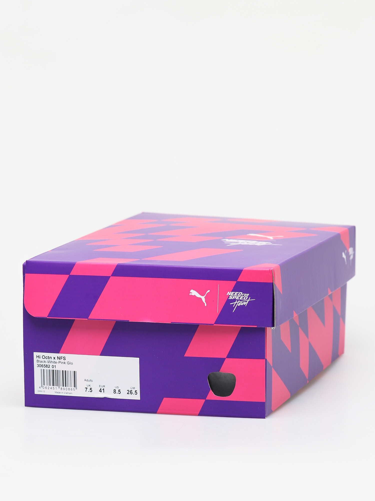 Puma Hi Octn X Nfs Trainers Shoes (black white pink)