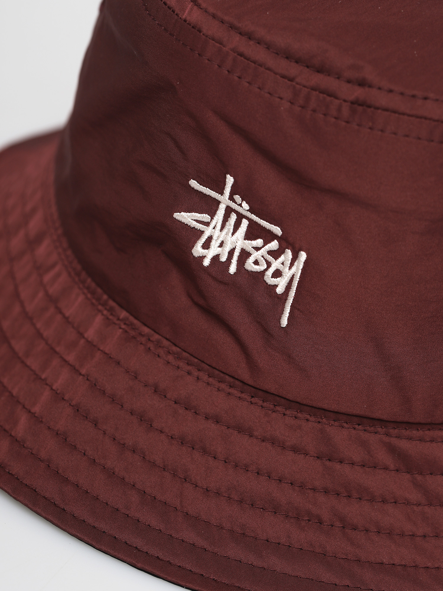 Stussy Reversible Bucket Hat - red (berry)