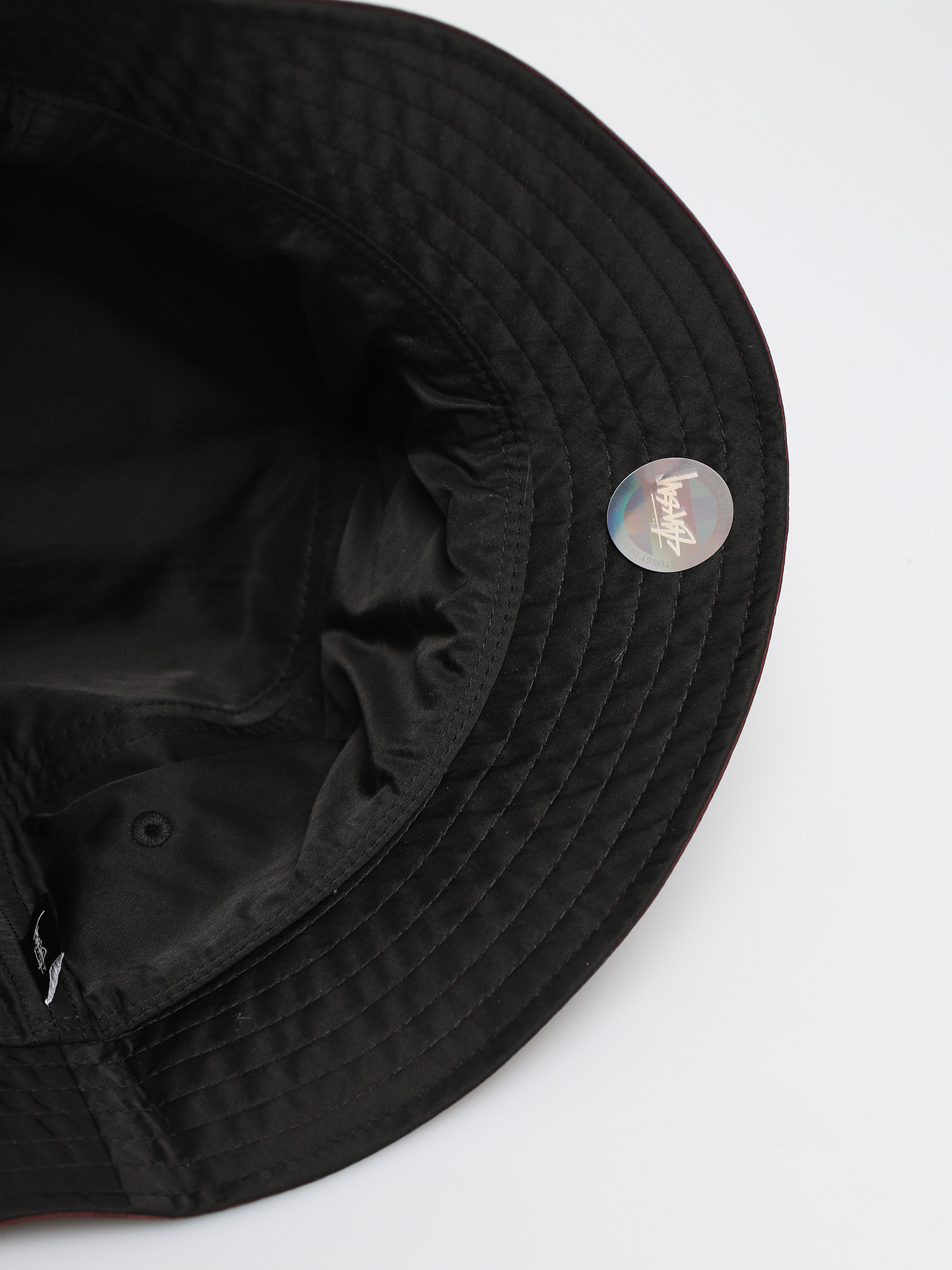 Stussy Reversible Bucket Hat - red (berry)