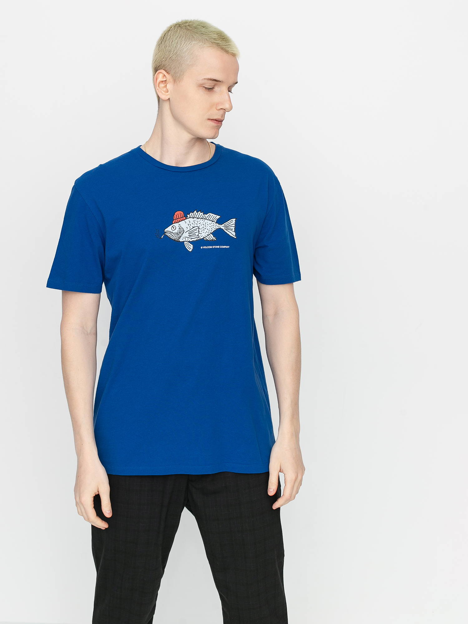 Volcom Trout There Ltw T-shirt - blue (deep water)