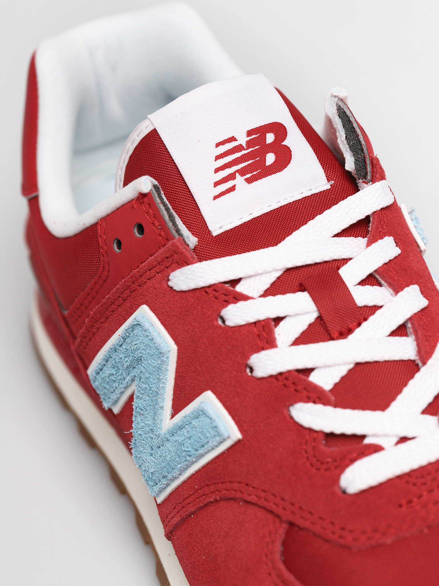 New Balance 574 Shoes (red/blue)