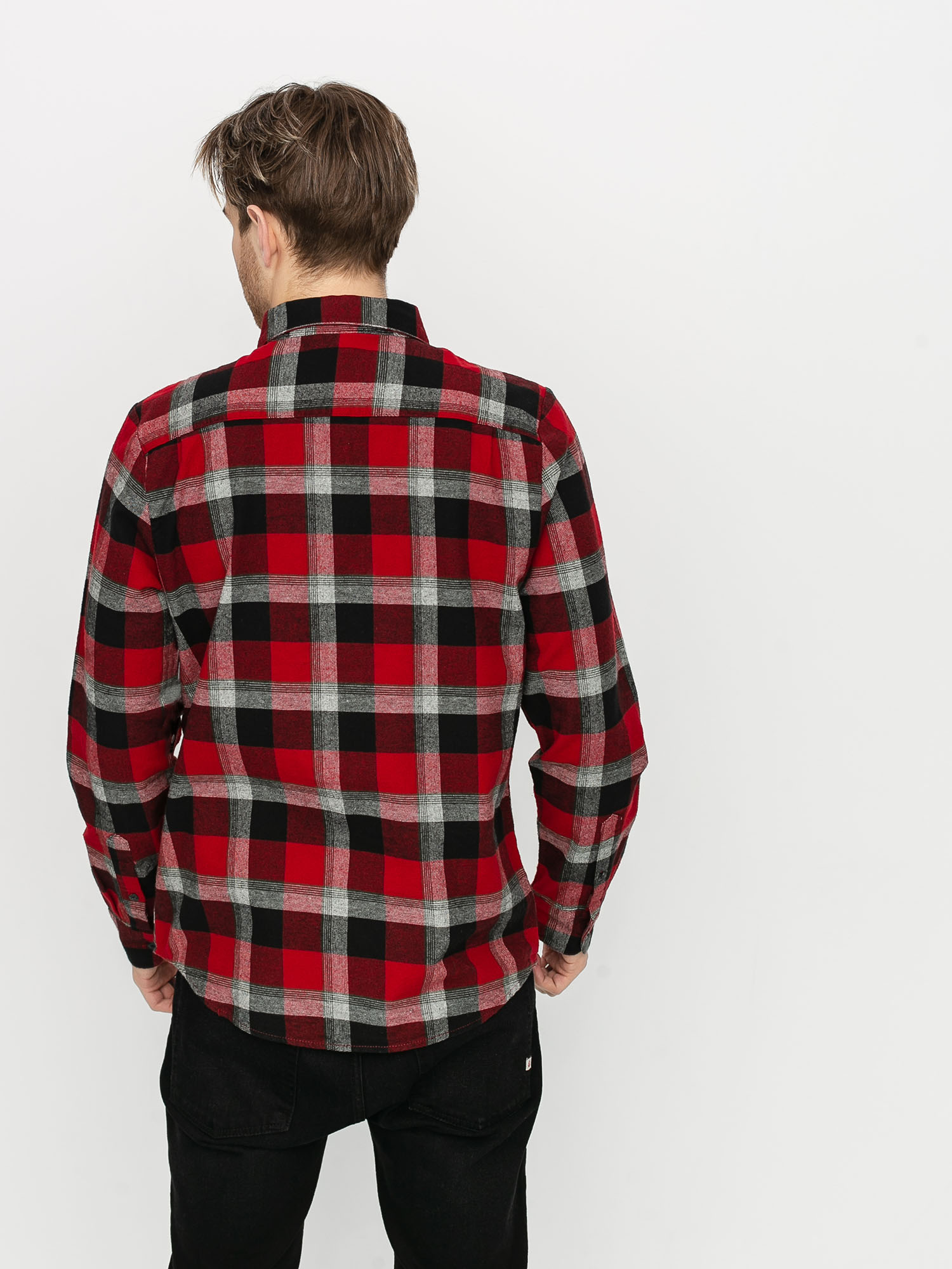Volcom Caden Plaid Shirt - red (deep red)