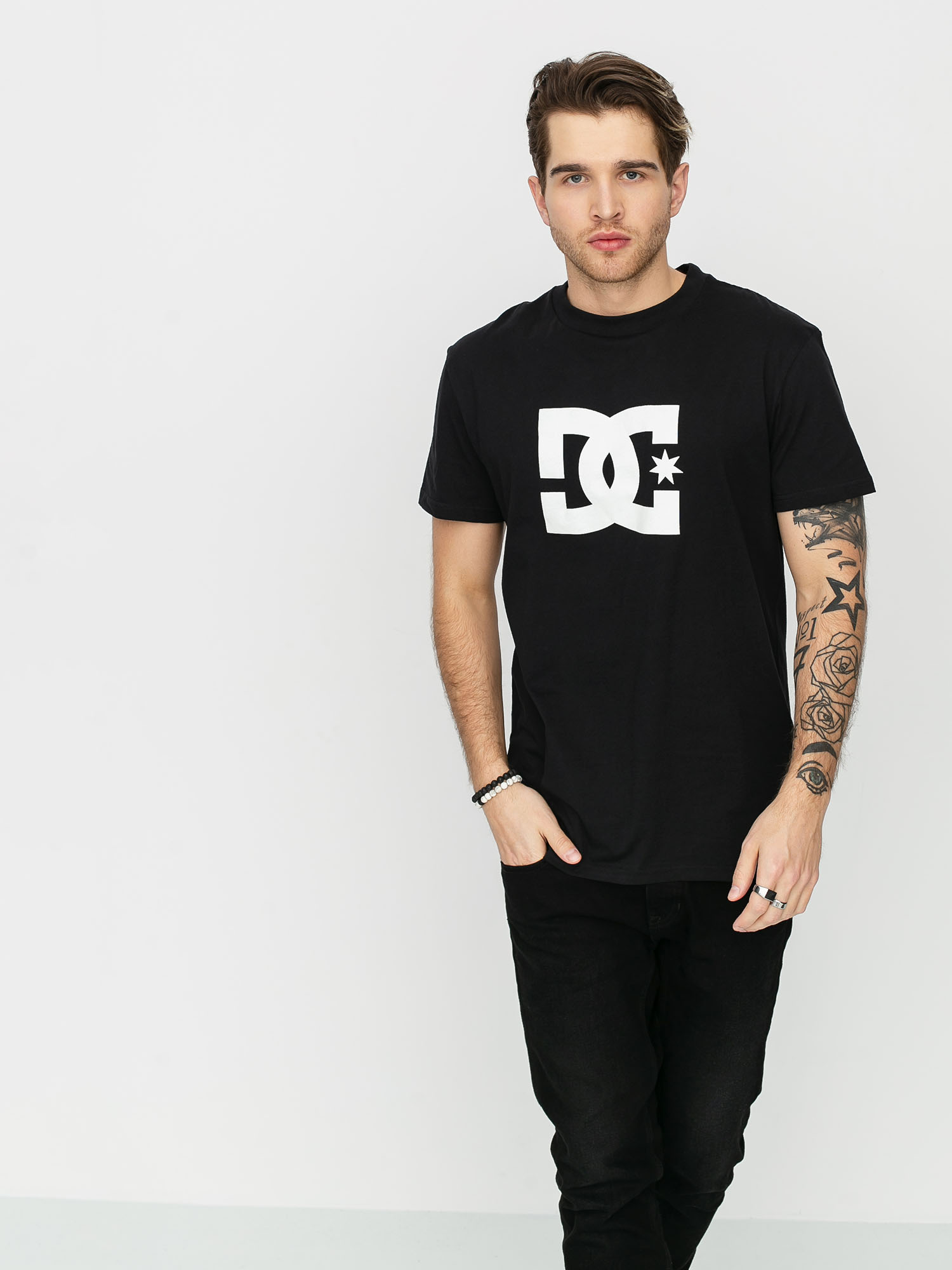 DC Star 3 T-shirt - black (black/snow white)
