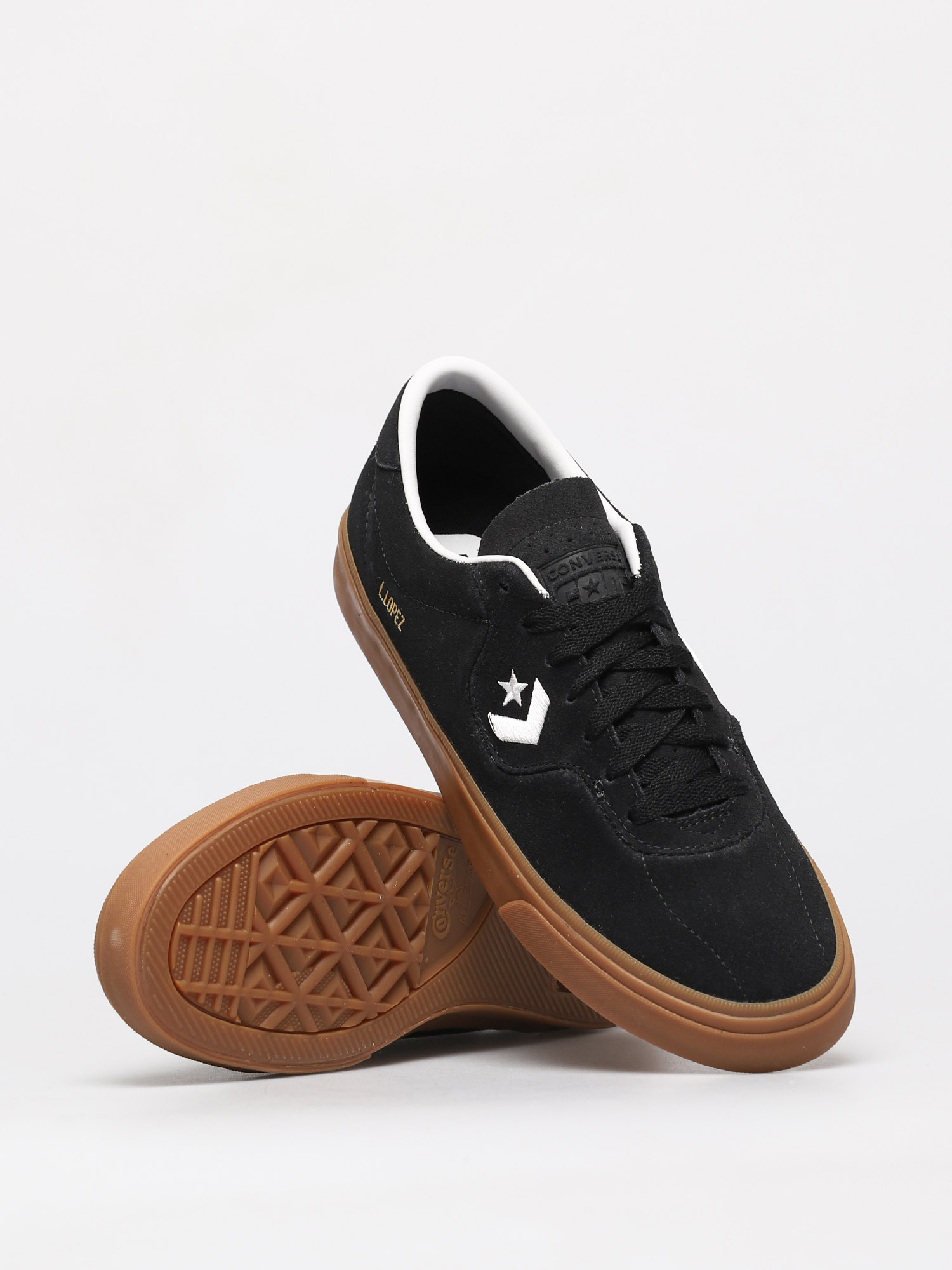 Converse Louie Lopez Pro Ox Shoes (black/white/gum)
