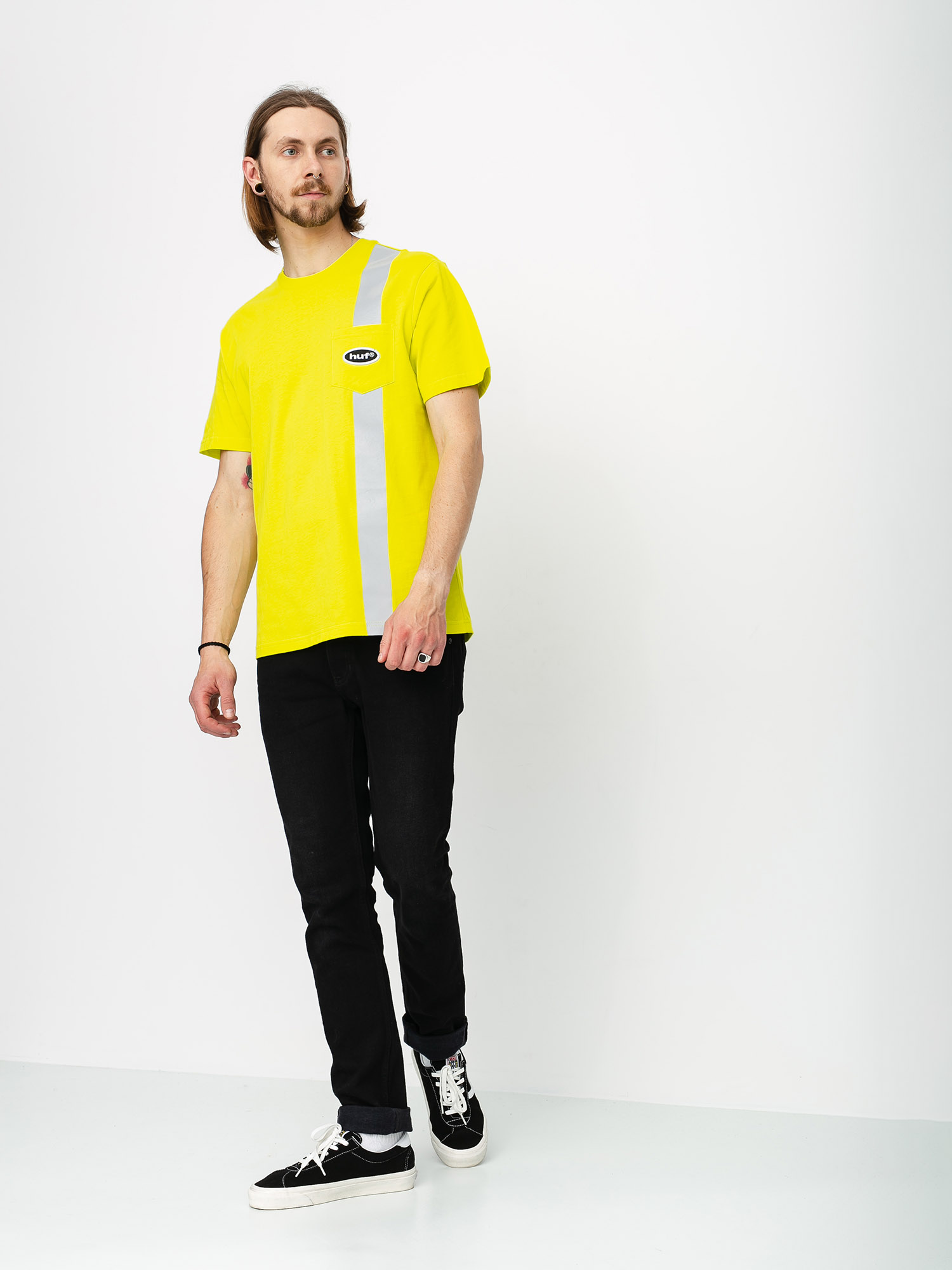 HUF Safety Pocket T-shirt (safety yellow)
