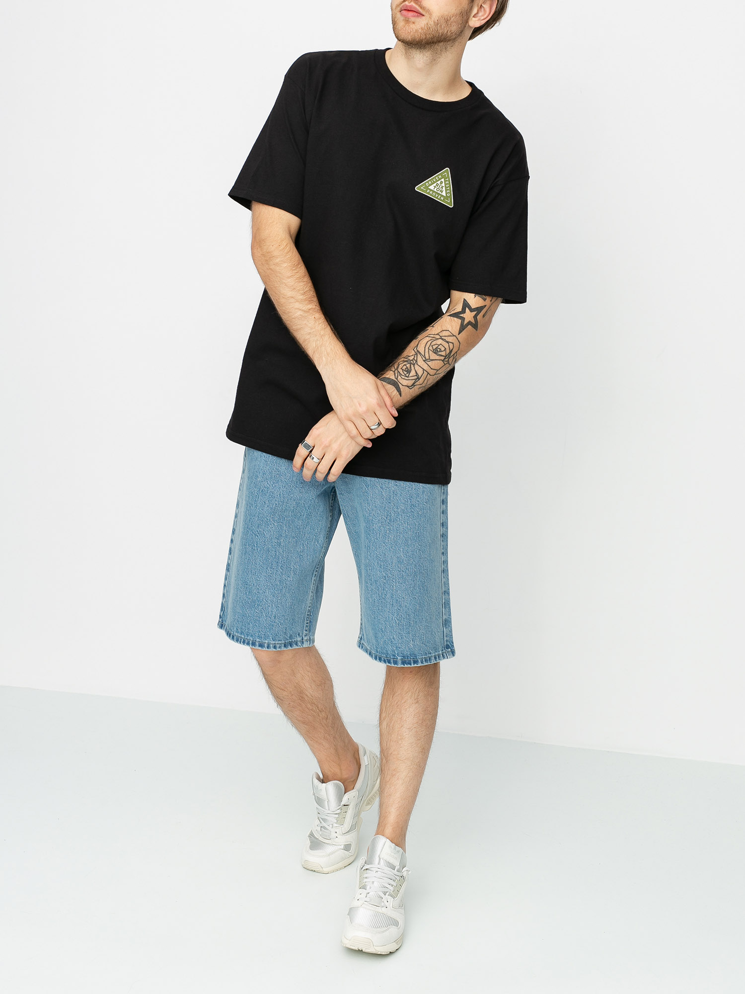 MassDnm Slang Jeans Shorts - blue (light blue)