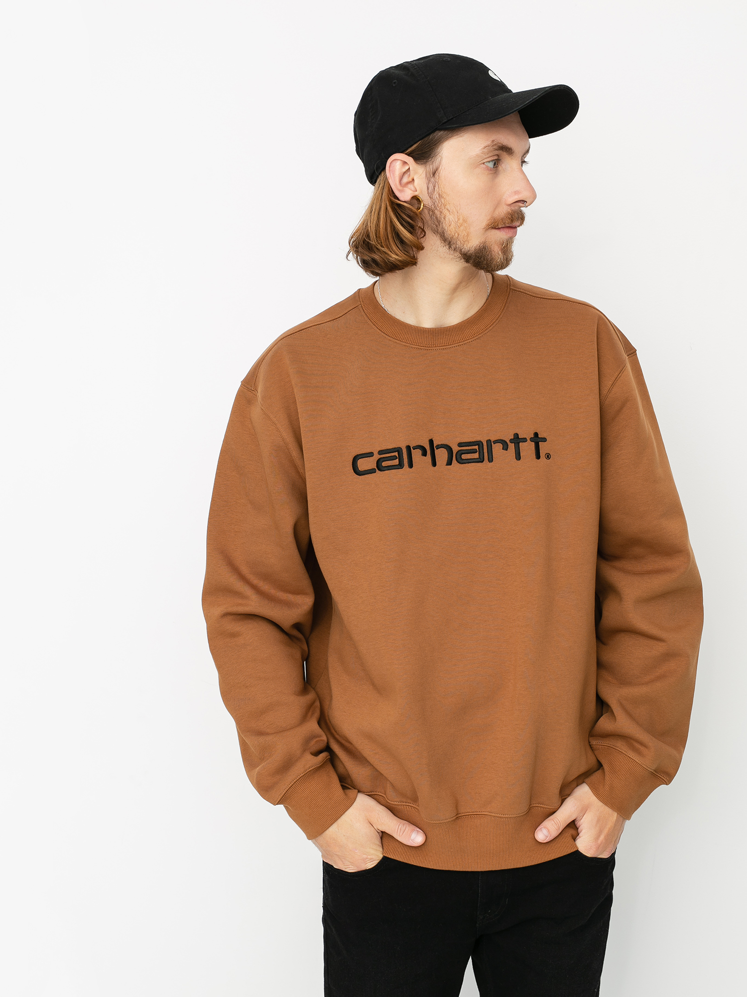 Carhartt WIP Carhartt Sweatshirt (hamilton brown/black)
