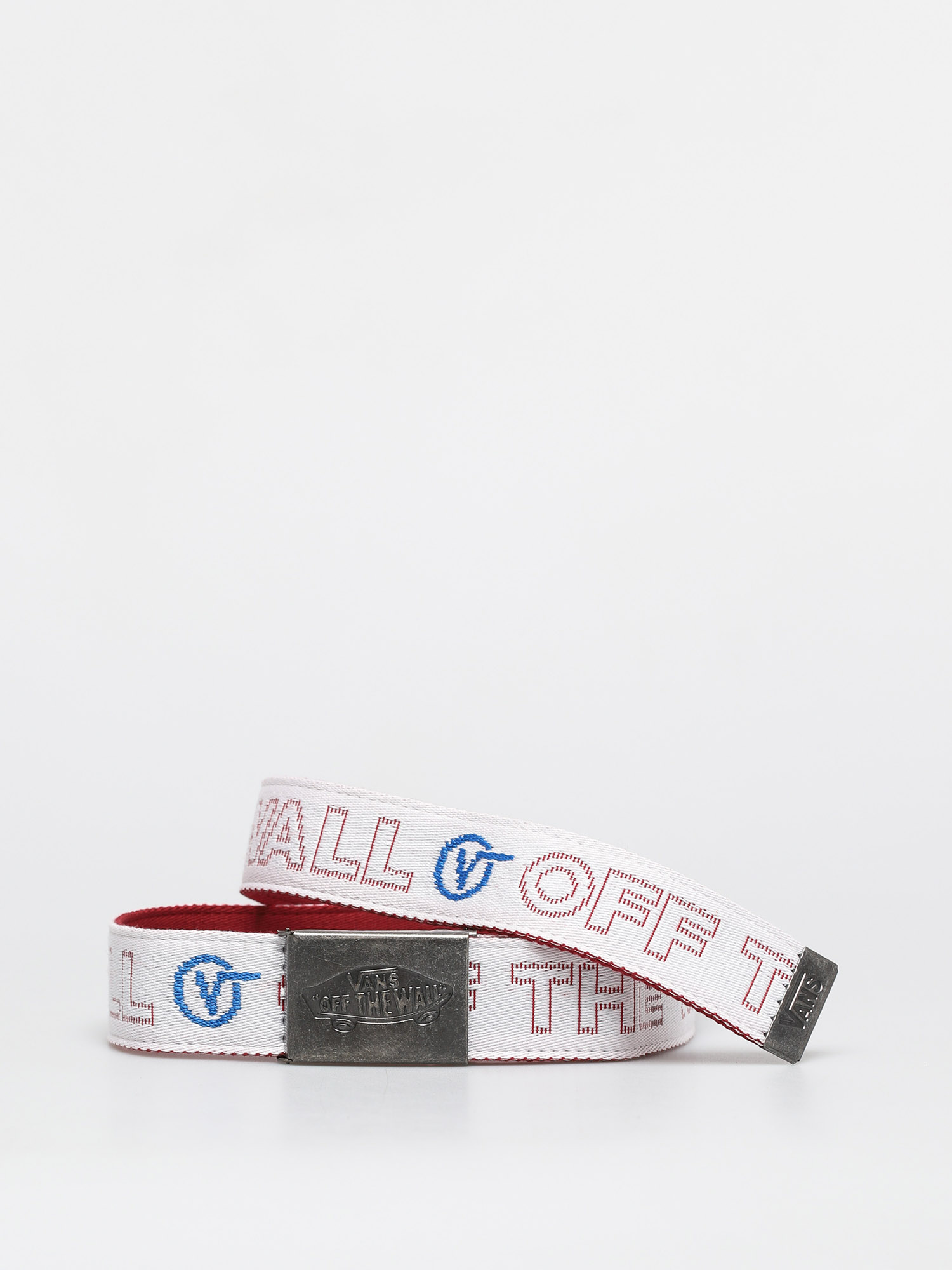 Vans Shredator II Belt - white (white/chili pepper)