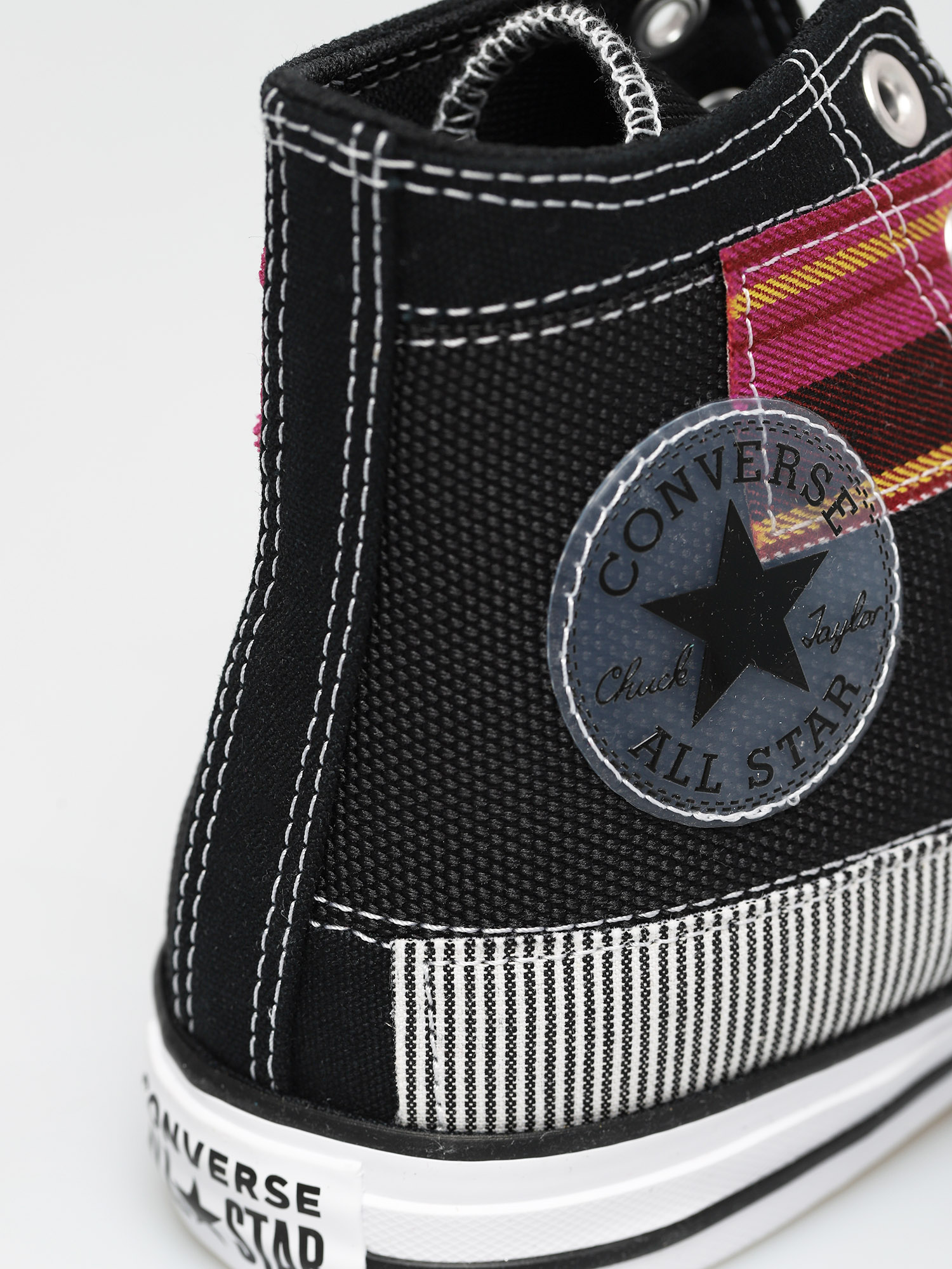 Converse Chuck Taylor All Star Patchwork High Chucks (black/white ...