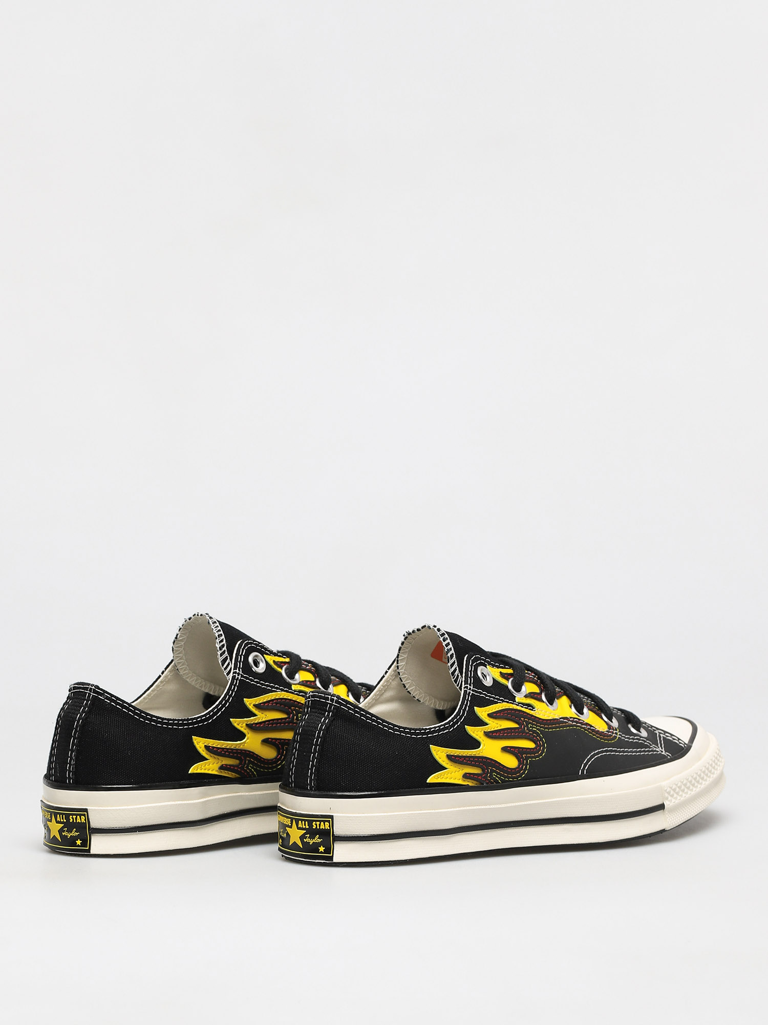 Converse Chuck Taylor 70 Flames Chucks - black (black/speed yellow)