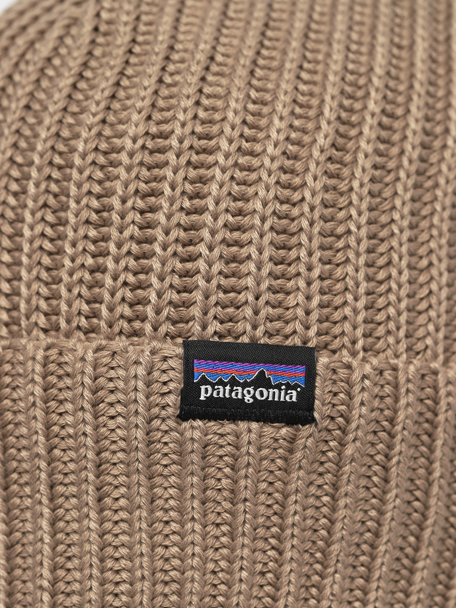 Patagonia Fishermans Rolled Beanie Mütze - Beige (ash tan)