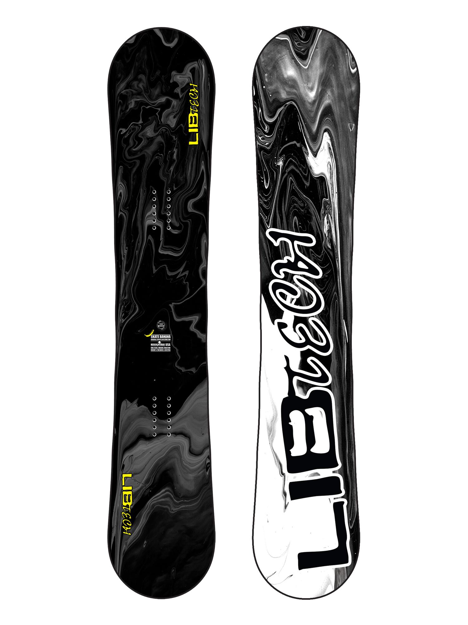 Lib Tech Skate Banana Snowboard - black (stealth/blacked out)