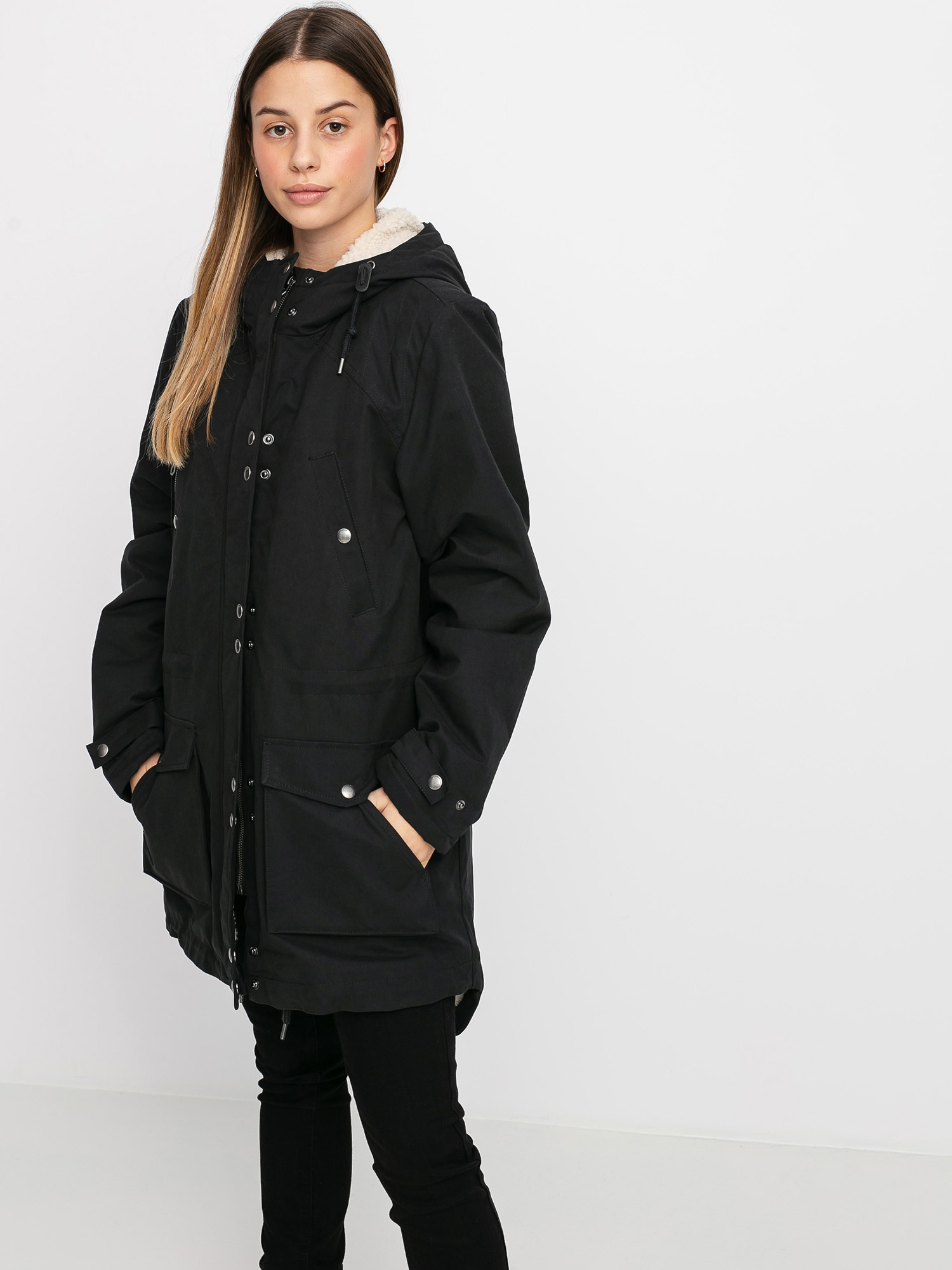 Volcom Walk On By 5K Parka Jacket Wmn (black)