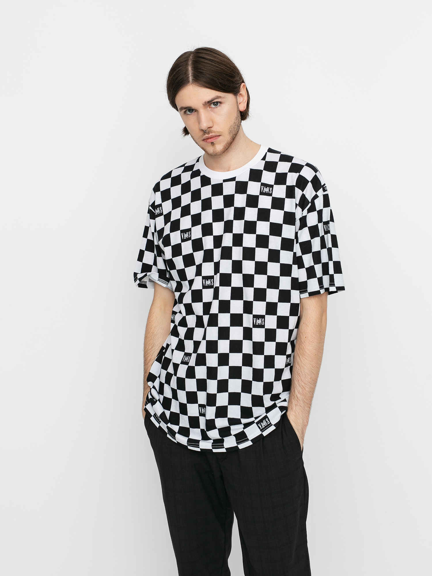 Vans x Kyle Walker Checkerboard T-shirt - white (black/white)
