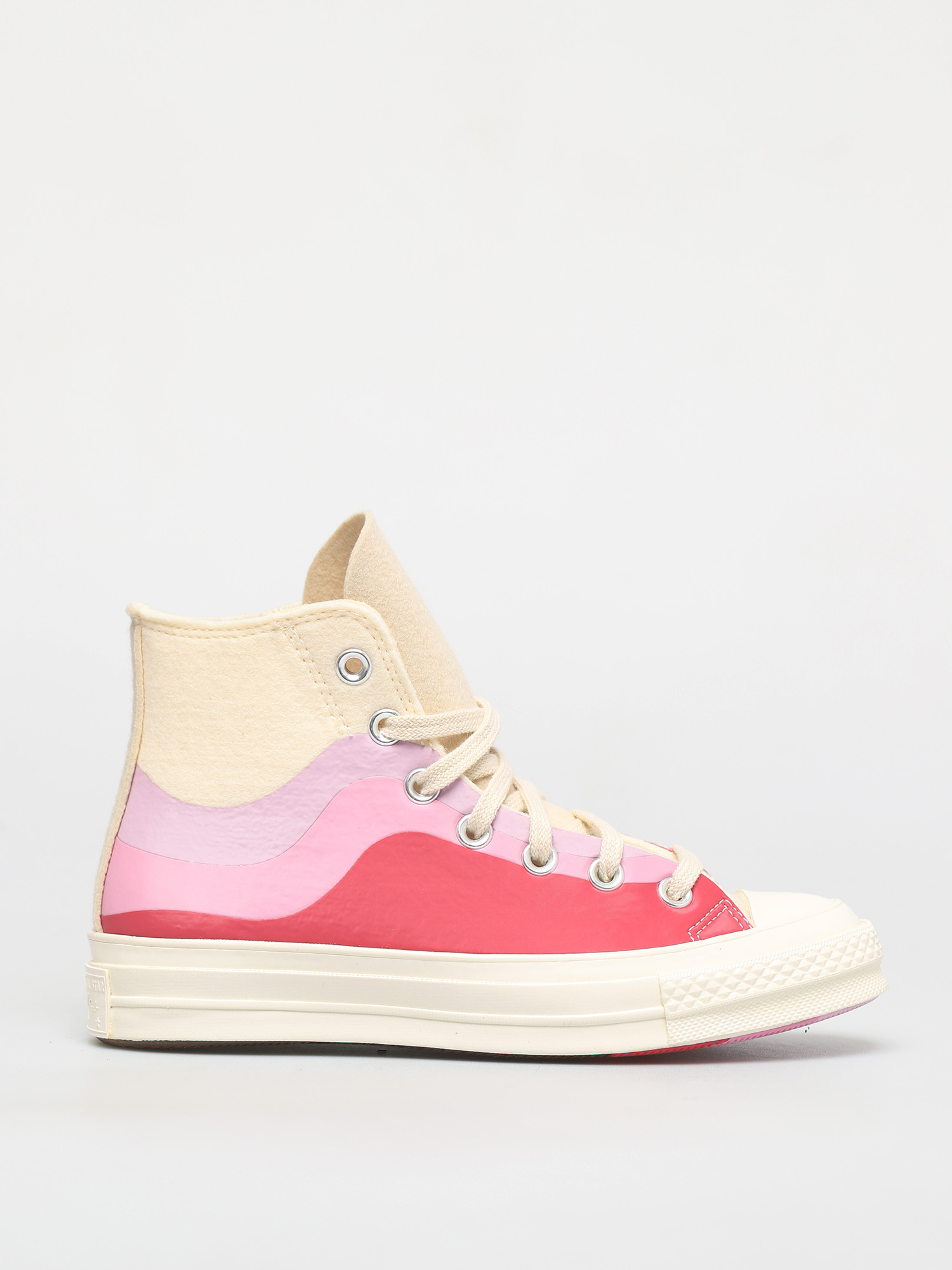 Converse Chuck 70 Felt Overlays Shoes - multicolor (winter white/pink ...